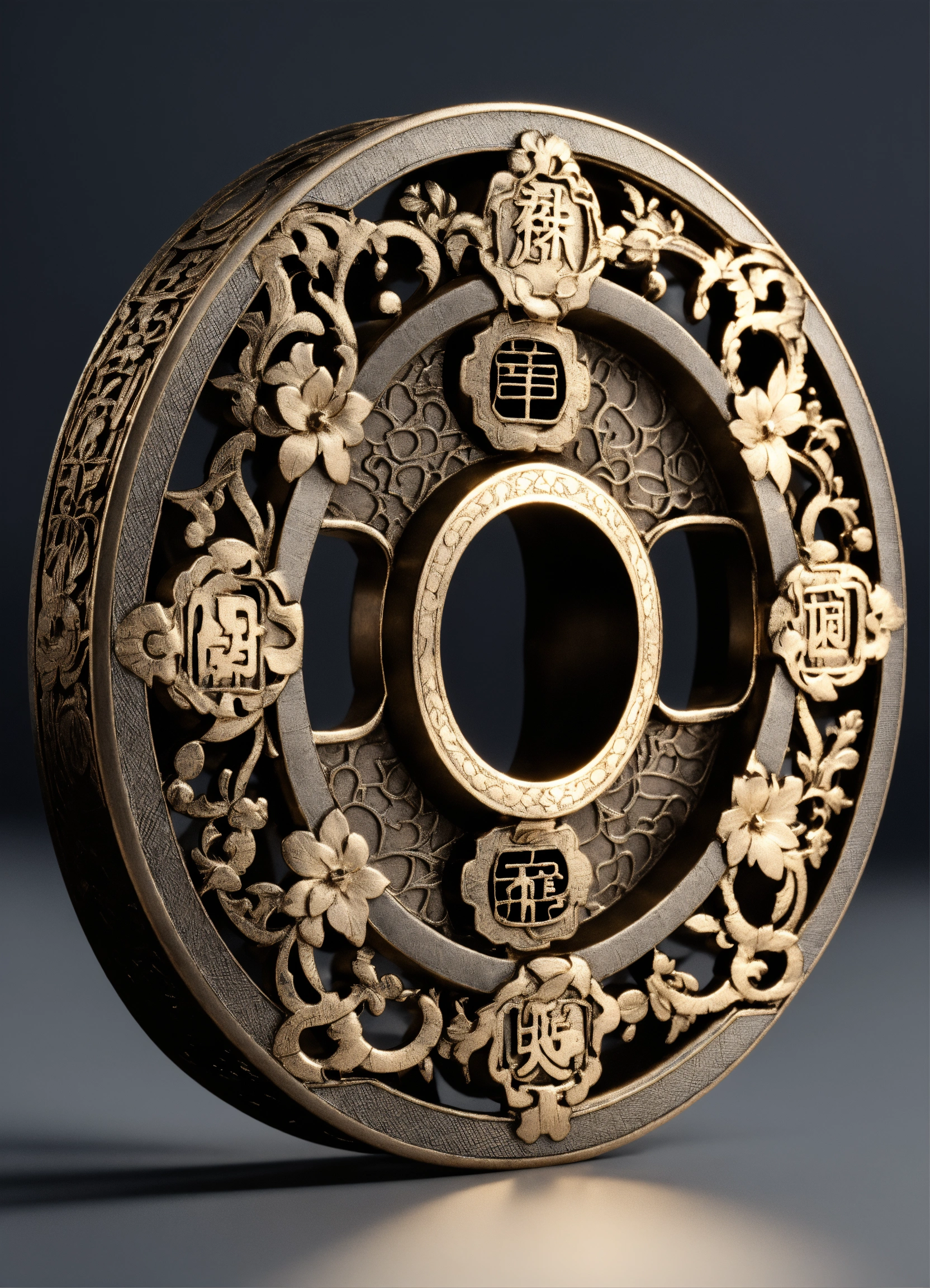Lexica - Complex 3d render ultra detailed of a edo period tsuba nanako ...