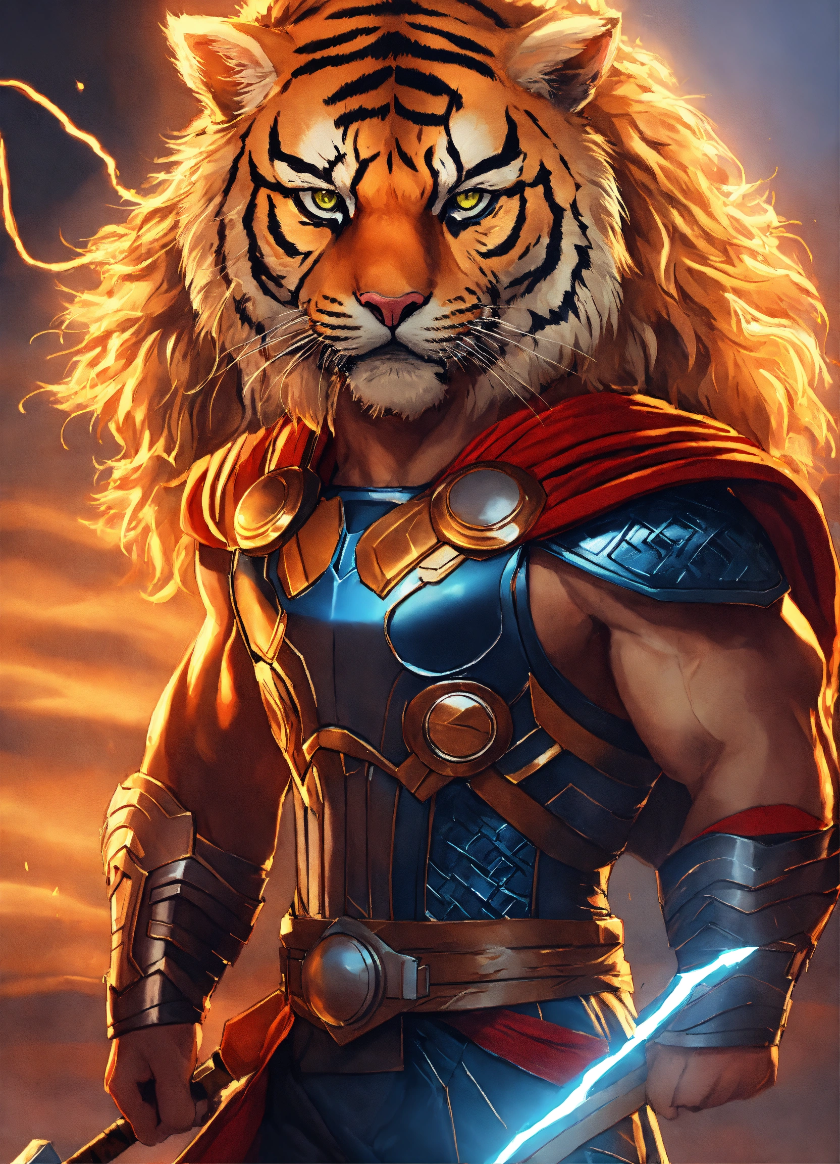 Lexica - Thor but tiger