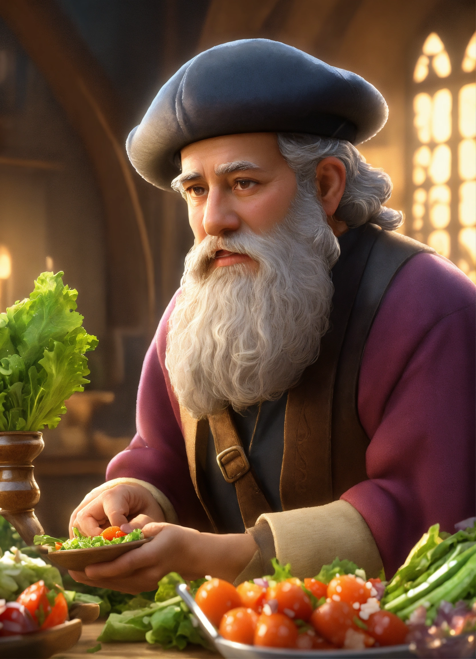 Lexica - A righteous medieval Jew with a white beard and a Jew's hat ...