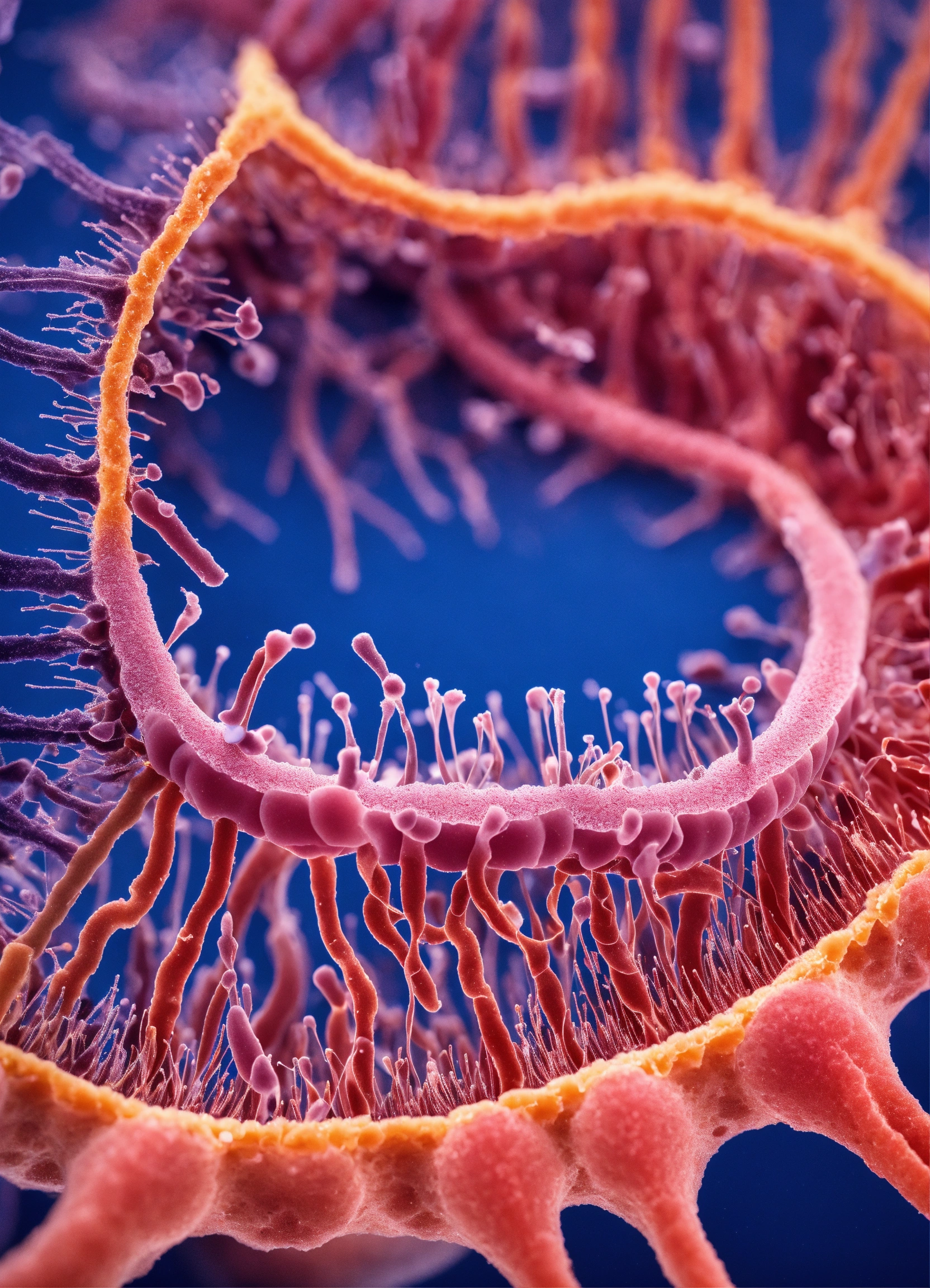 Lexica - Photo as seen through a microscope of myotubes