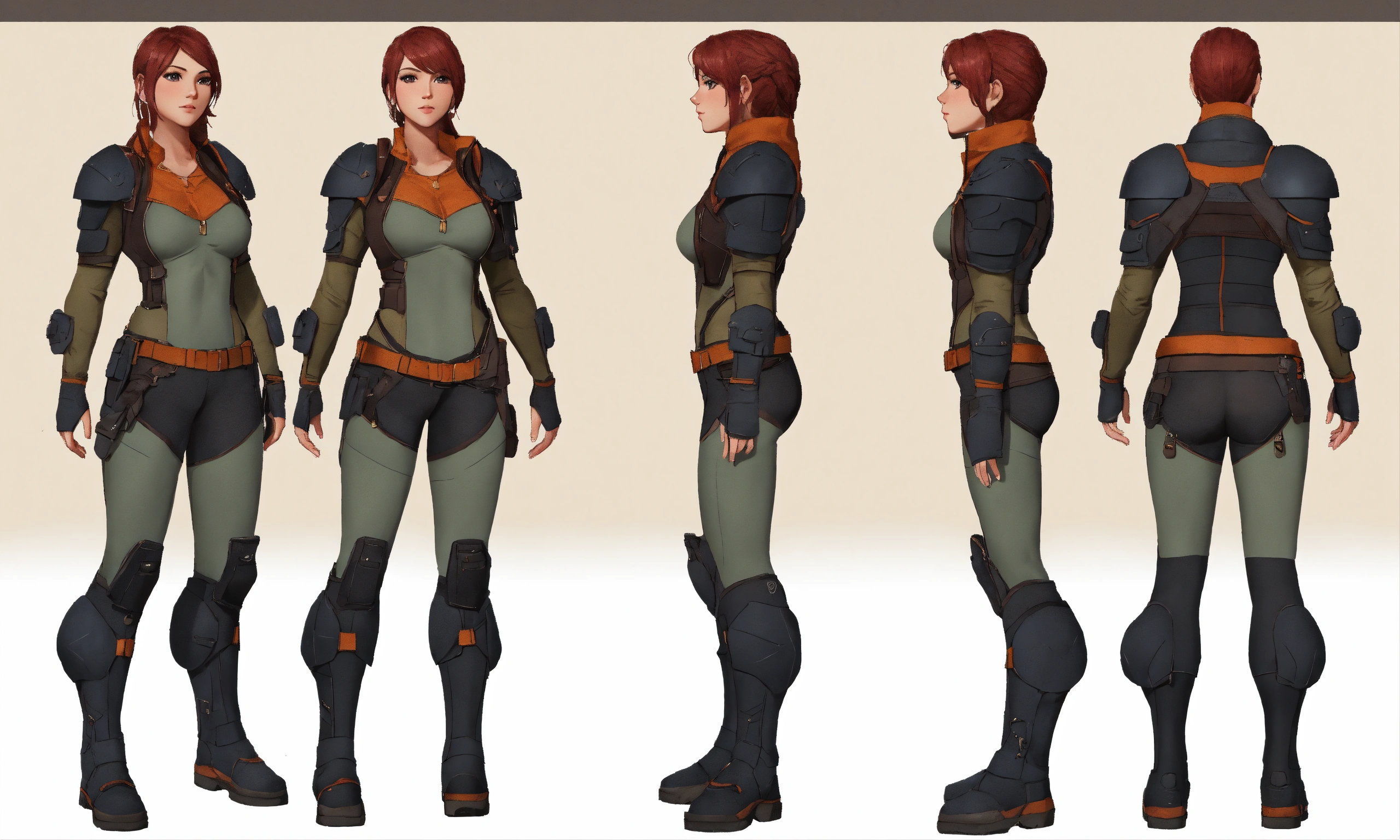 Lexica - Character sheet, full body, reference sheet, character model ...