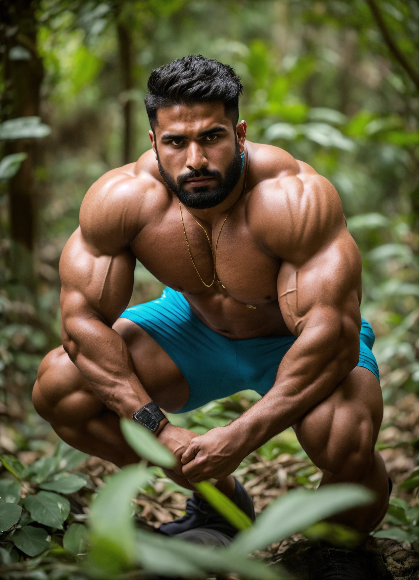 Lexica - 30-year-old man with big muscles, big bodybuilder, Pakistani ...