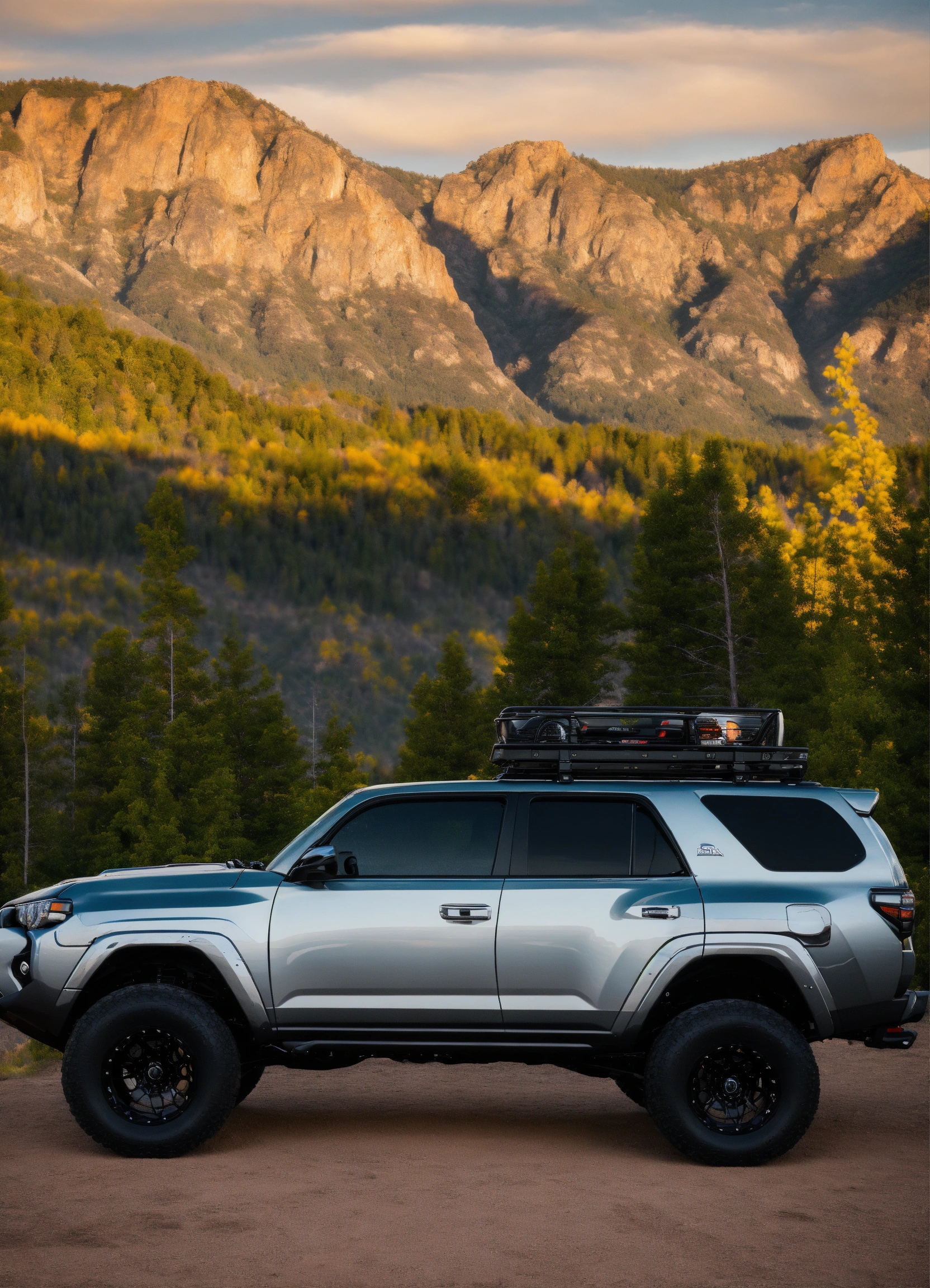 Lexica - 2023 Four Runner, lunar rock color , lifted, sick rims, four door