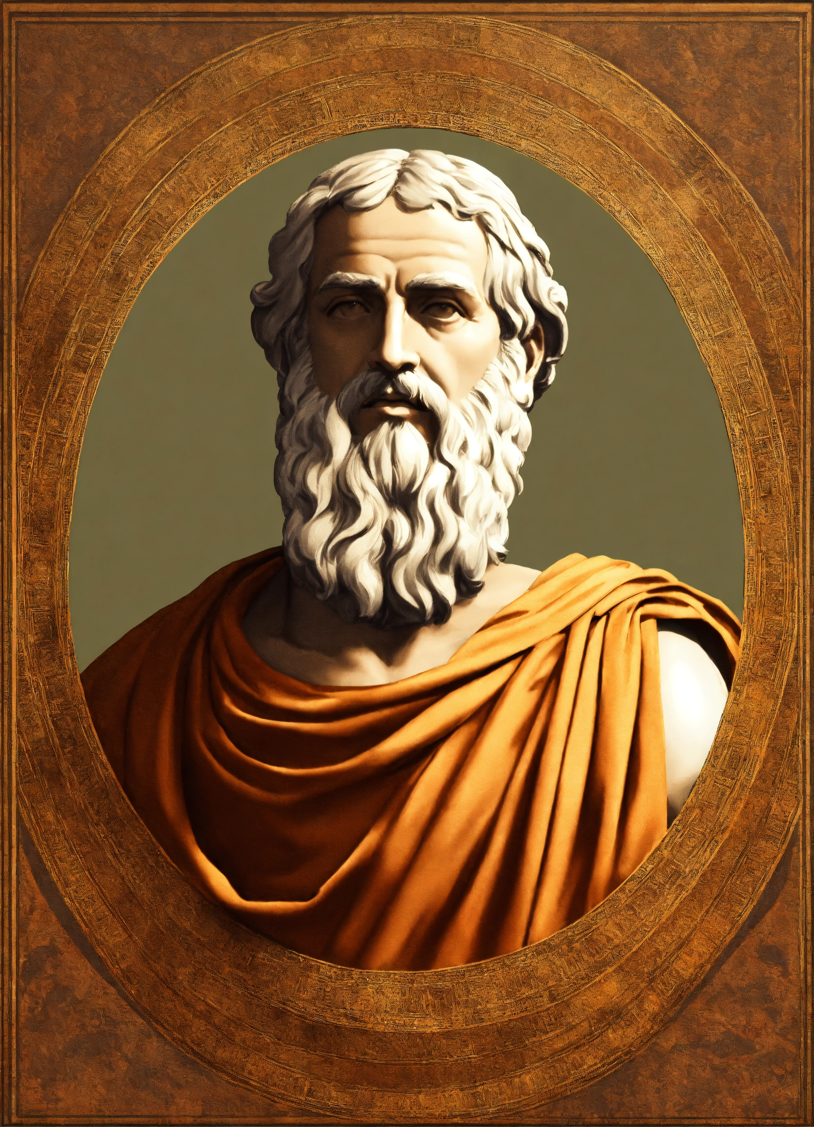 Lexica - Plato greek philosopher looking front wearing greek tunica ...