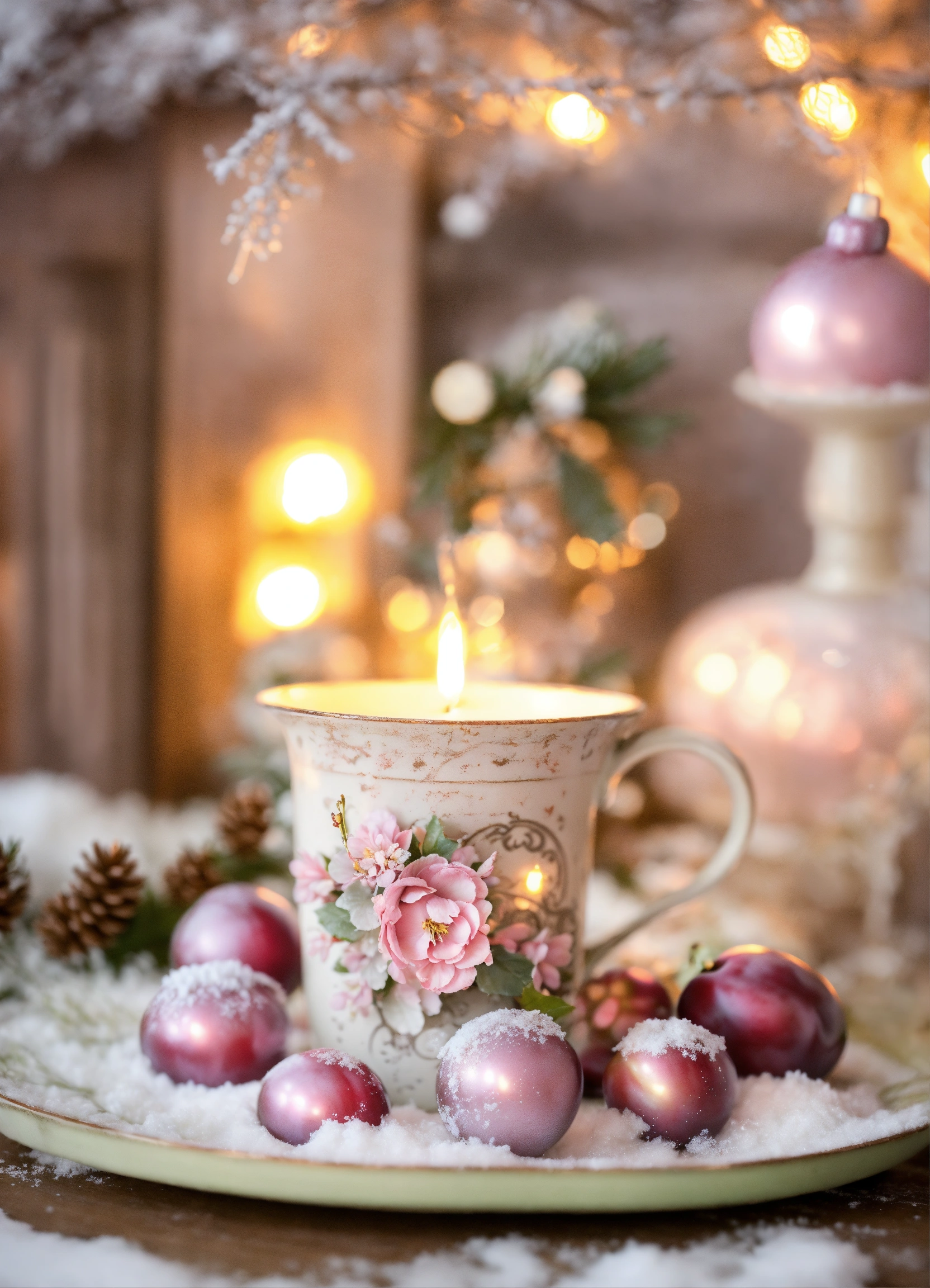 Lexica - Shabby chic dreamy mist pastel colors junk collage whimsical ...