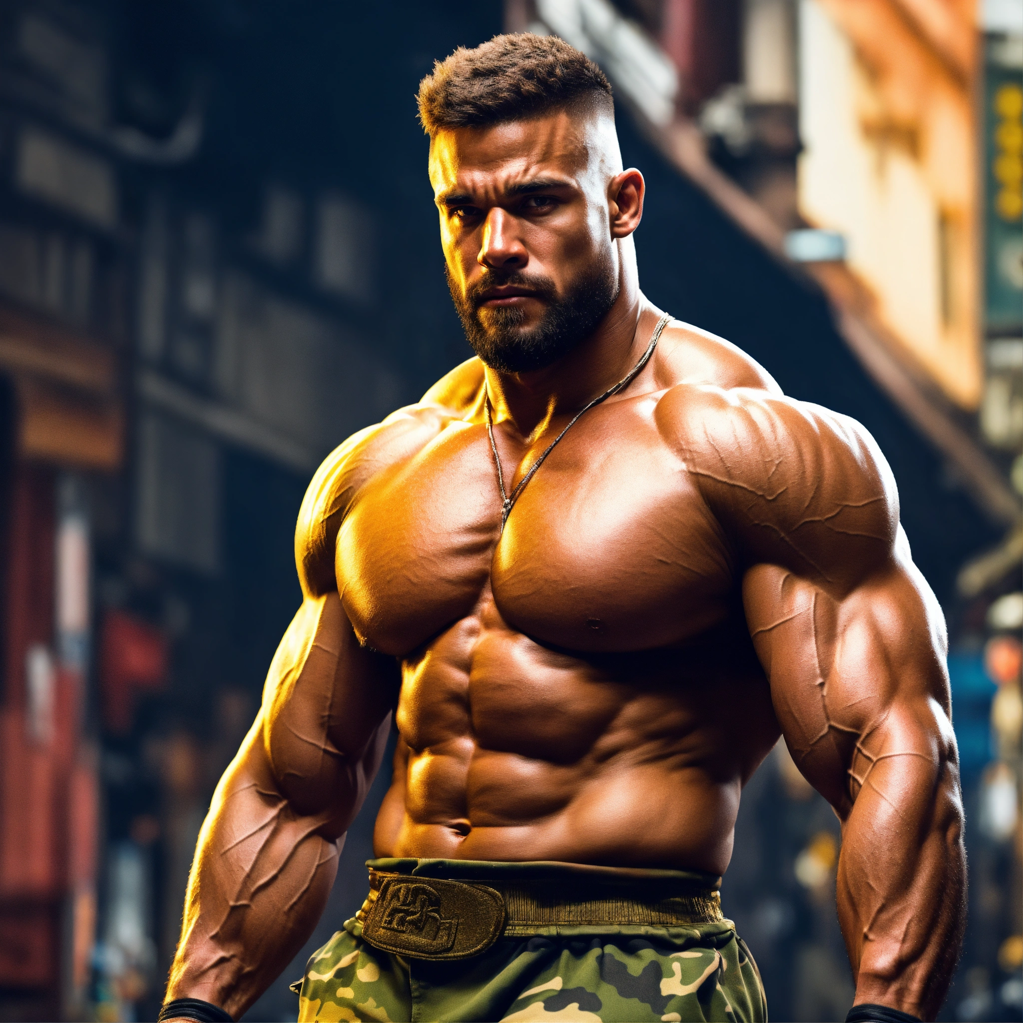 Lexica - 30-year-old man with big muscles, big bodybuilder, body like a ...