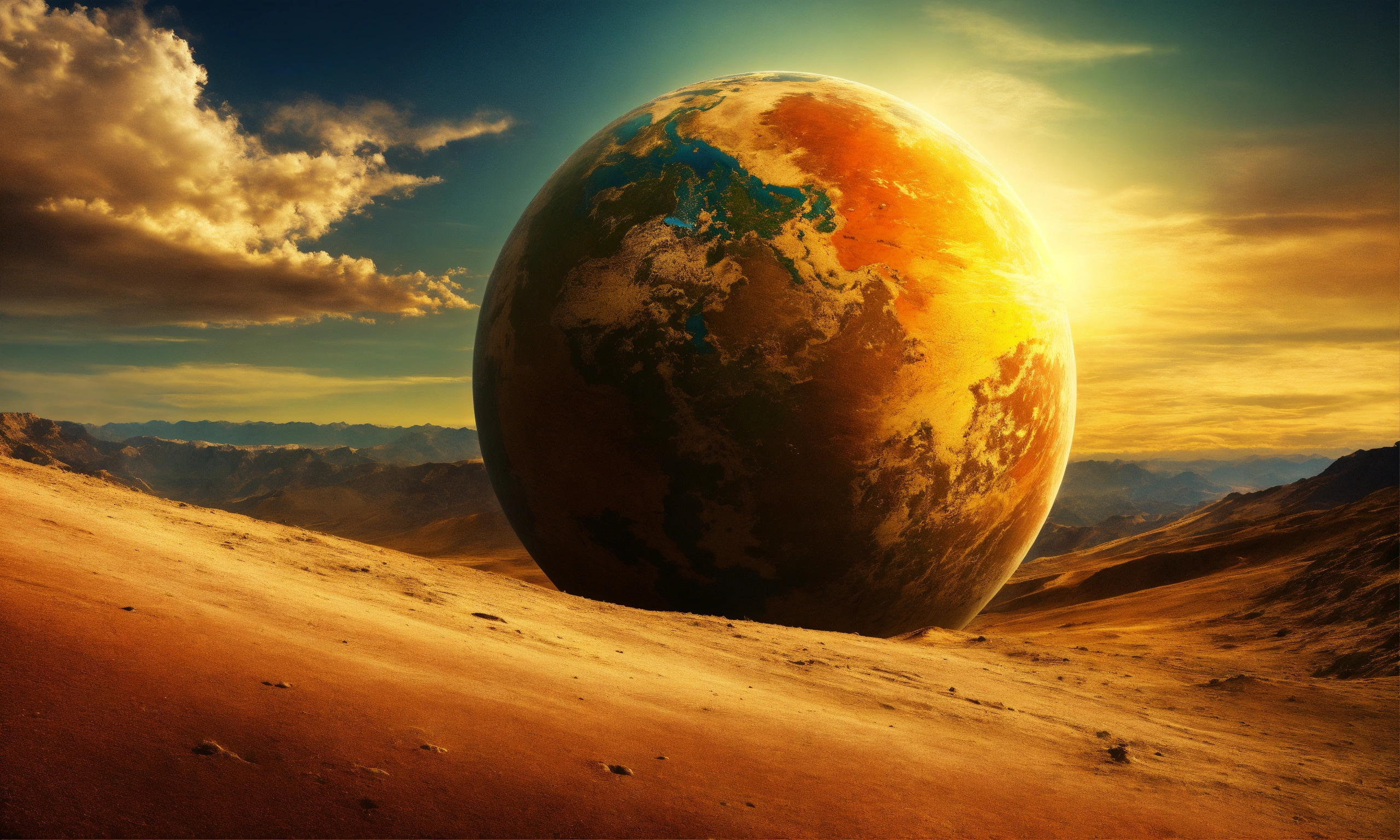 Lexica - Earth, abstract, surrealism