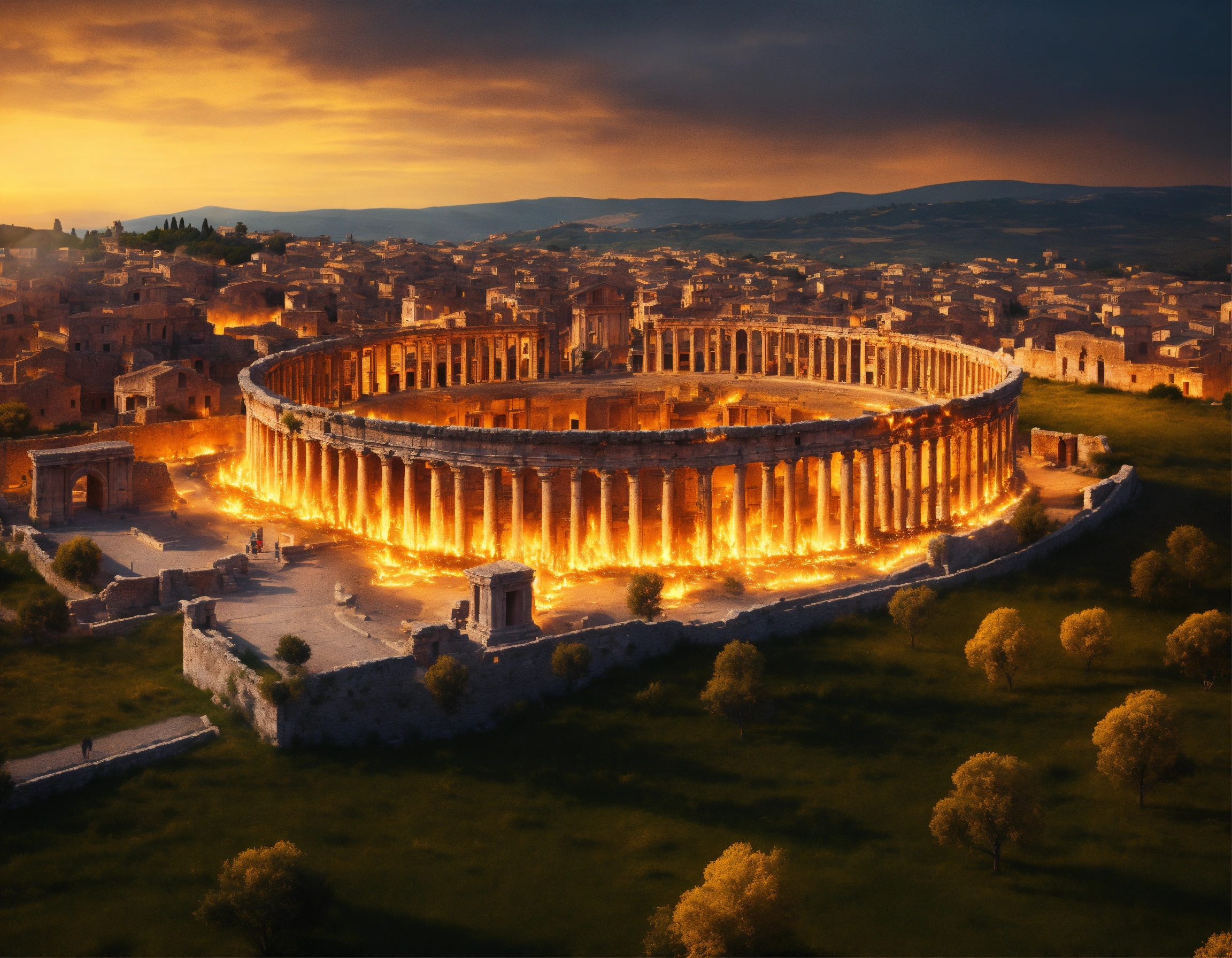 Lexica - A realistic and super-detailed photo from far away of a very ...