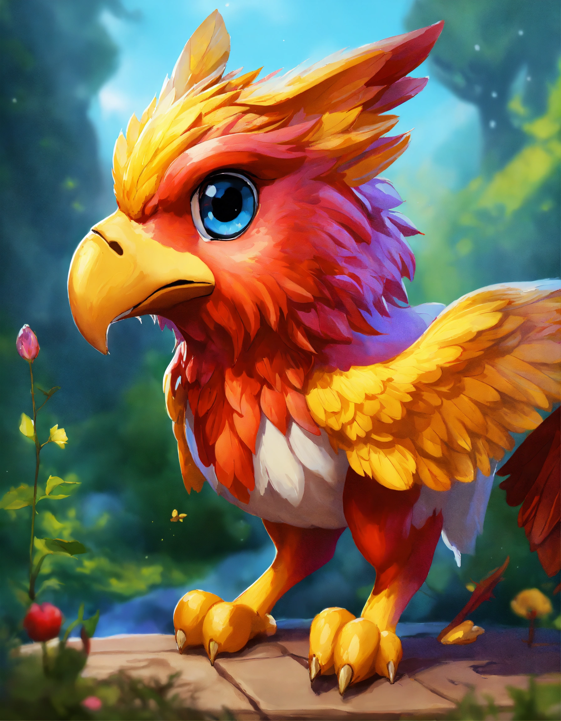 Lexica - The Gryphon, from Alice in Wonderland, realistic cartoon oil ...