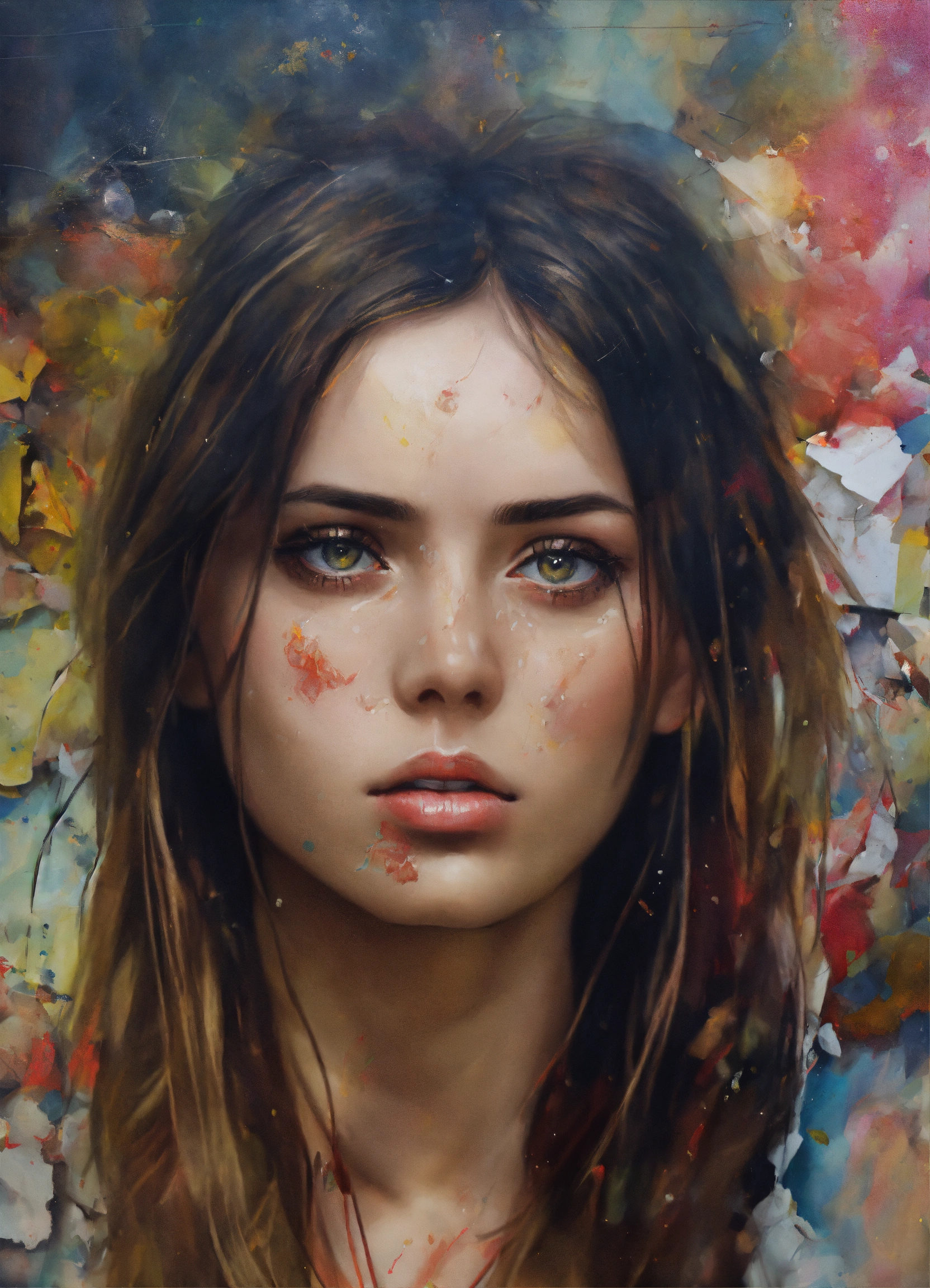 Lexica - Drug addict Elza portrait, front face ,photorealistic, mess ...