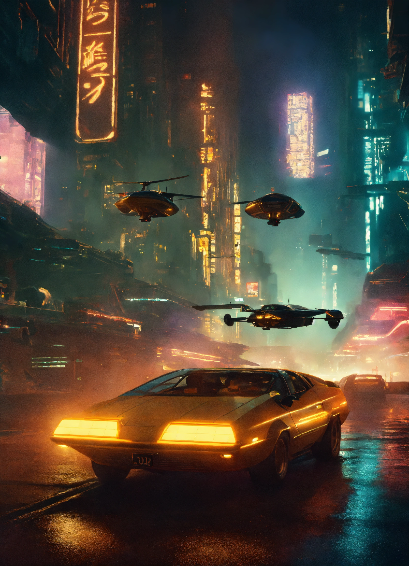 Lexica - Gillian seed, snatcher, blade runner, flying cars in ...