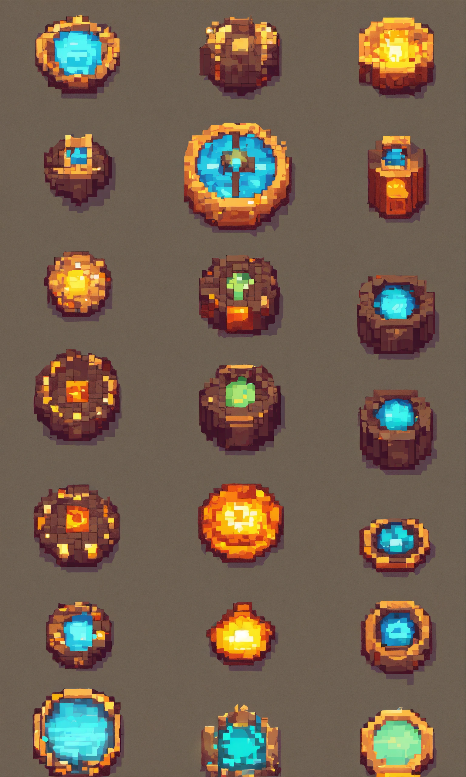 Lexica - Simple electric circle graphic concept art samples for a game ...