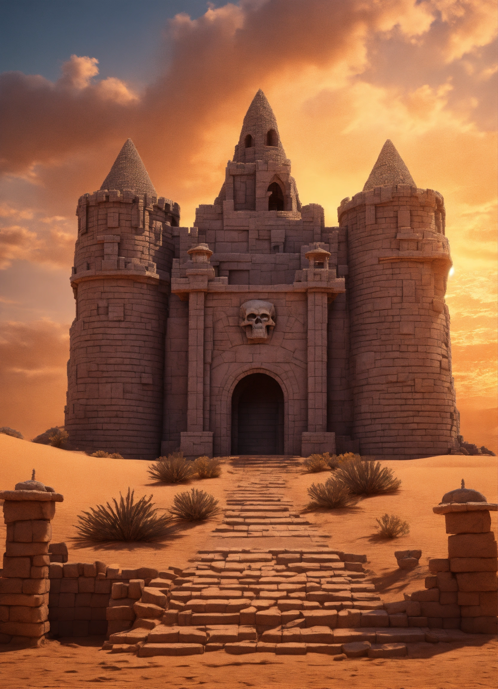Lexica - Realistic Castle of Grayskull of Masters of the Universe, made ...