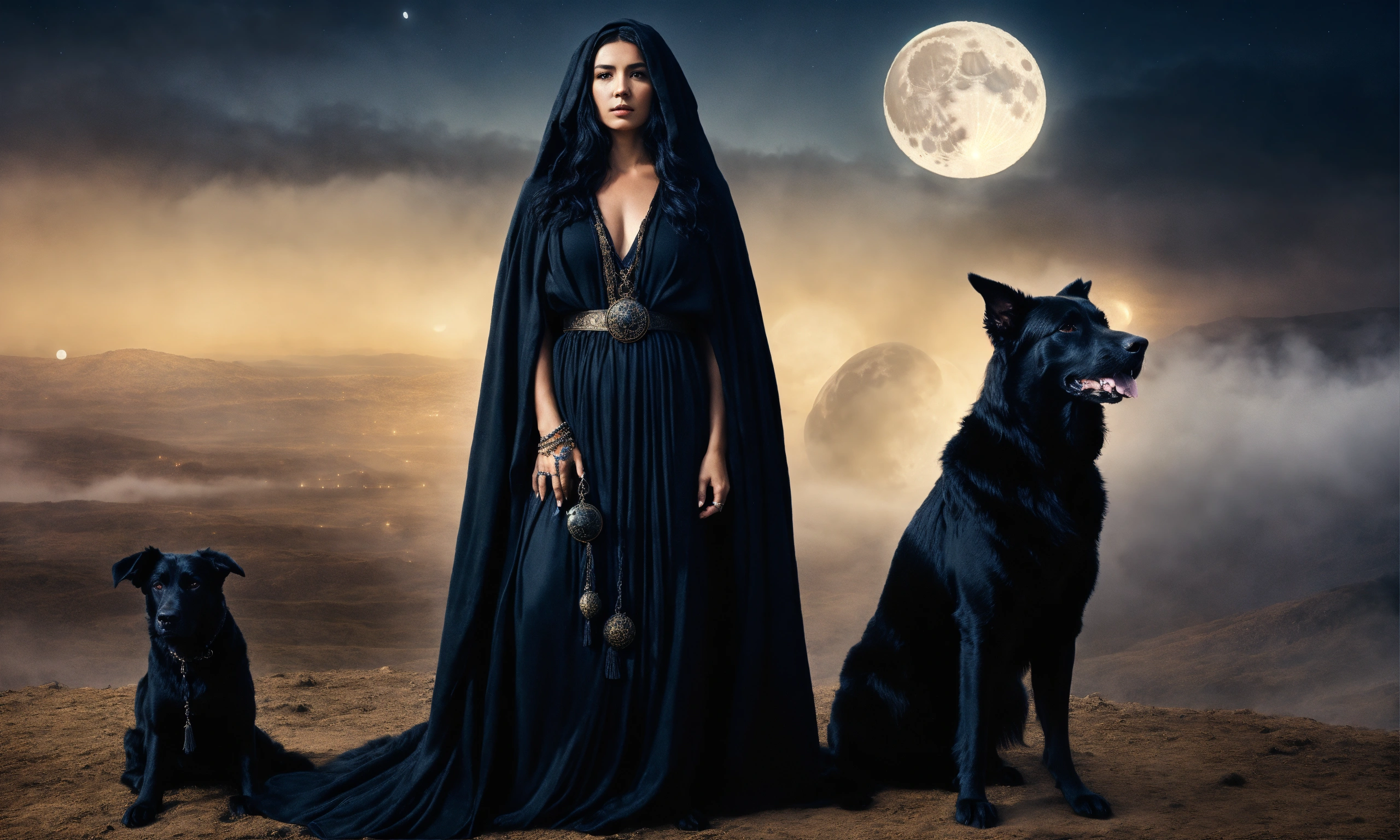 Lexica - Cinematic, greek mythology, goddess Hecate at the crossroads ...