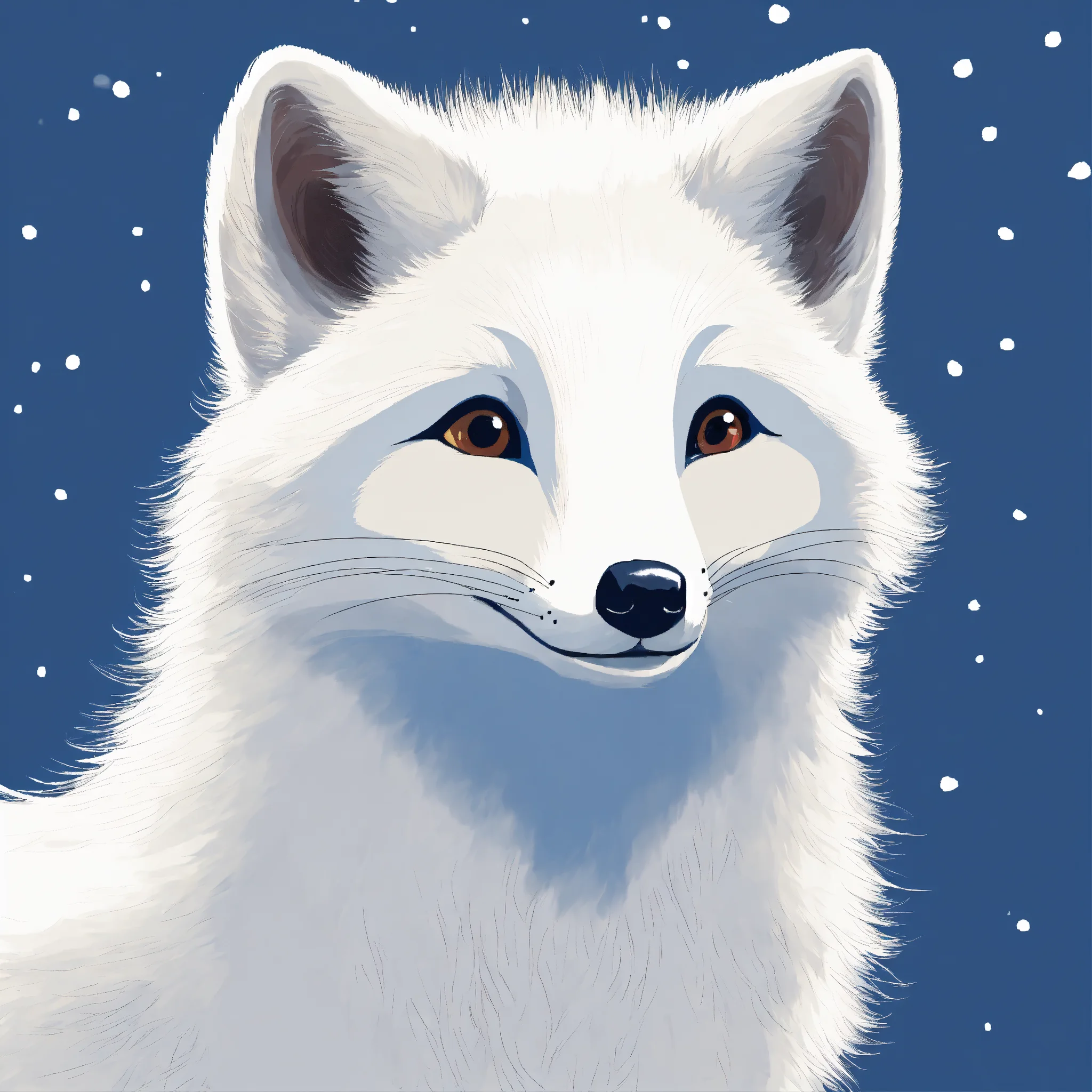 Lexica - A smile arctic fox, illustrate by Duncan Beedie children book ...