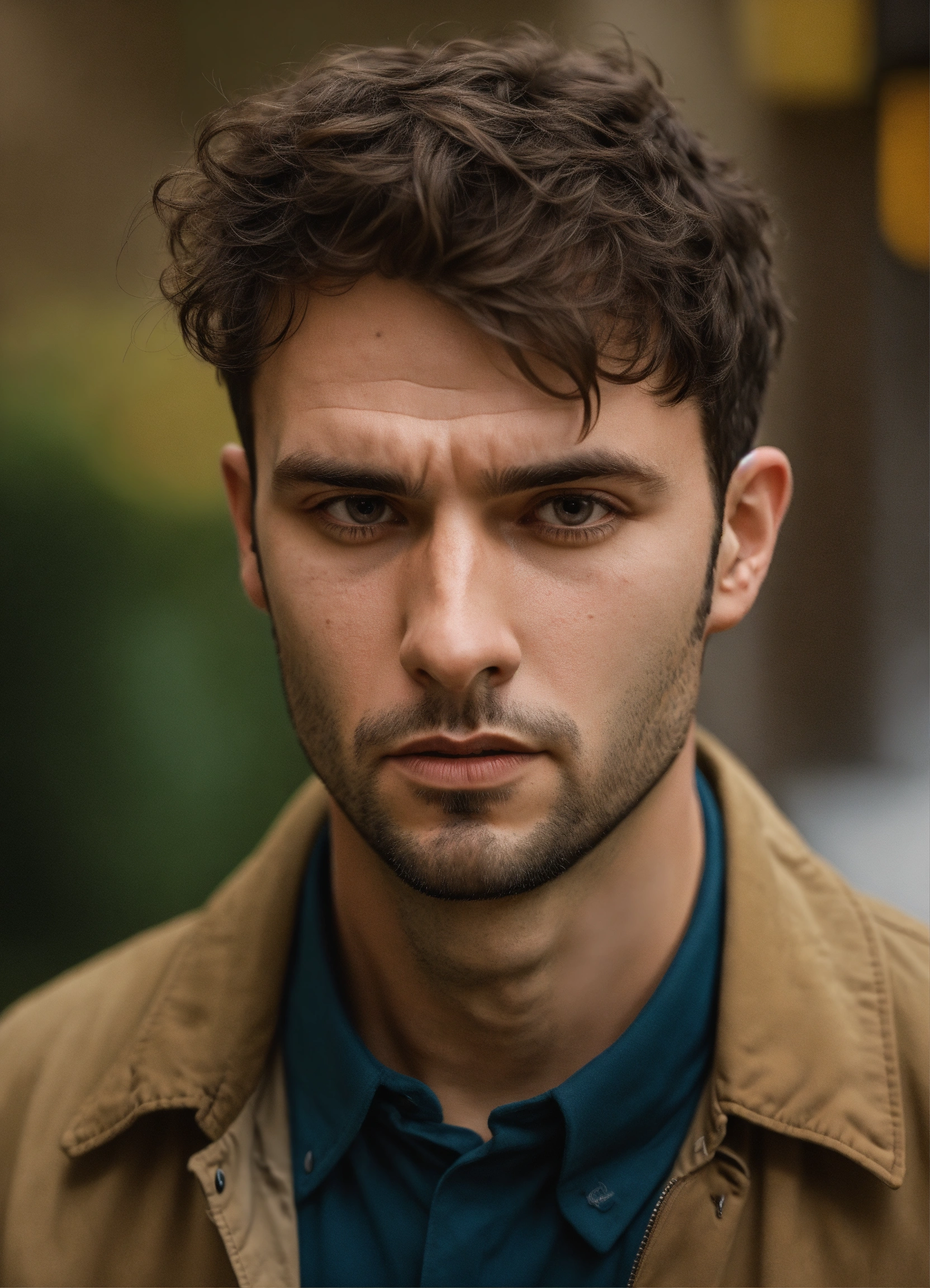 Lexica - A realistic photo of a thin 30-year-old french man, with very ...