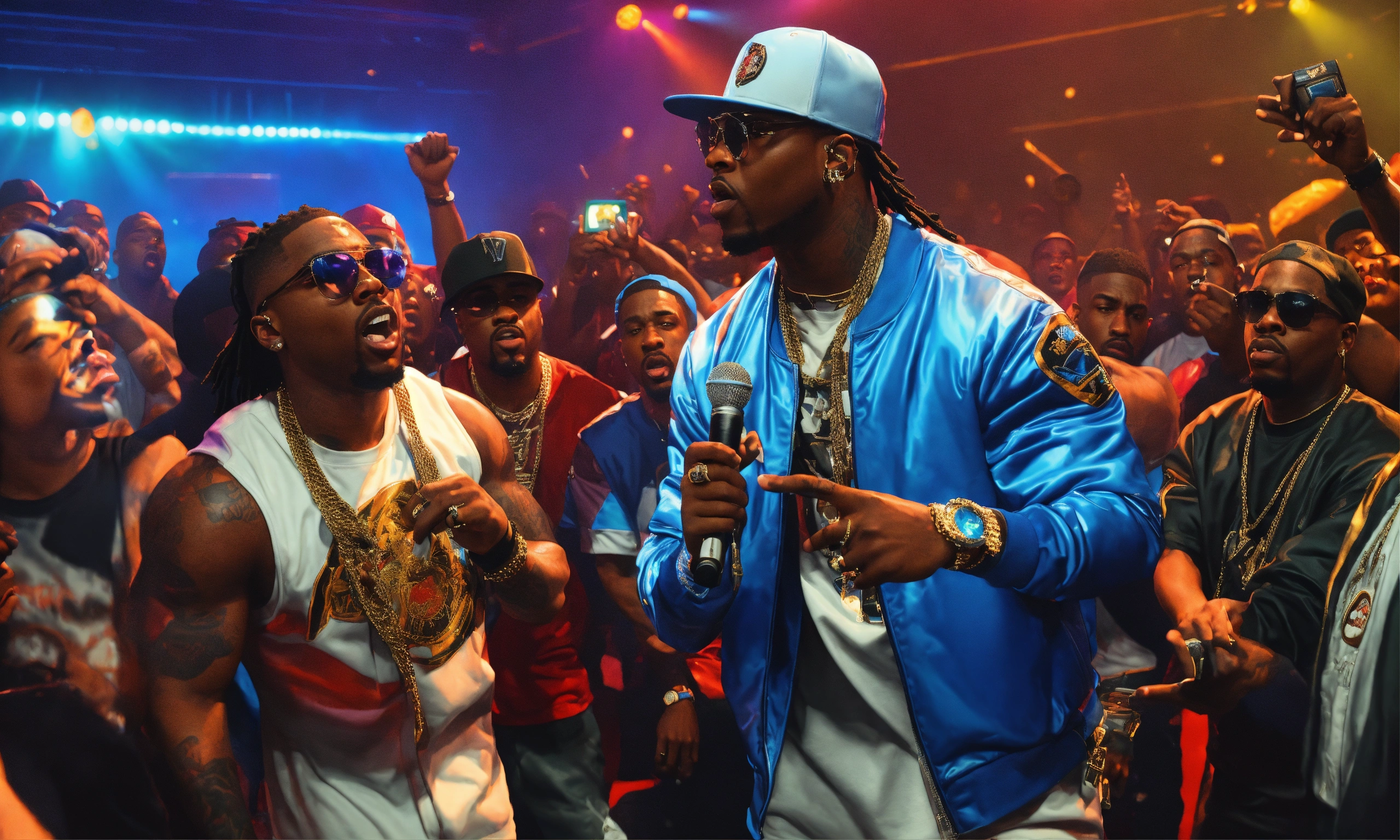 Lexica - Pop art, hyperrealist portrait of battle rapper "Geechi Gotti ...