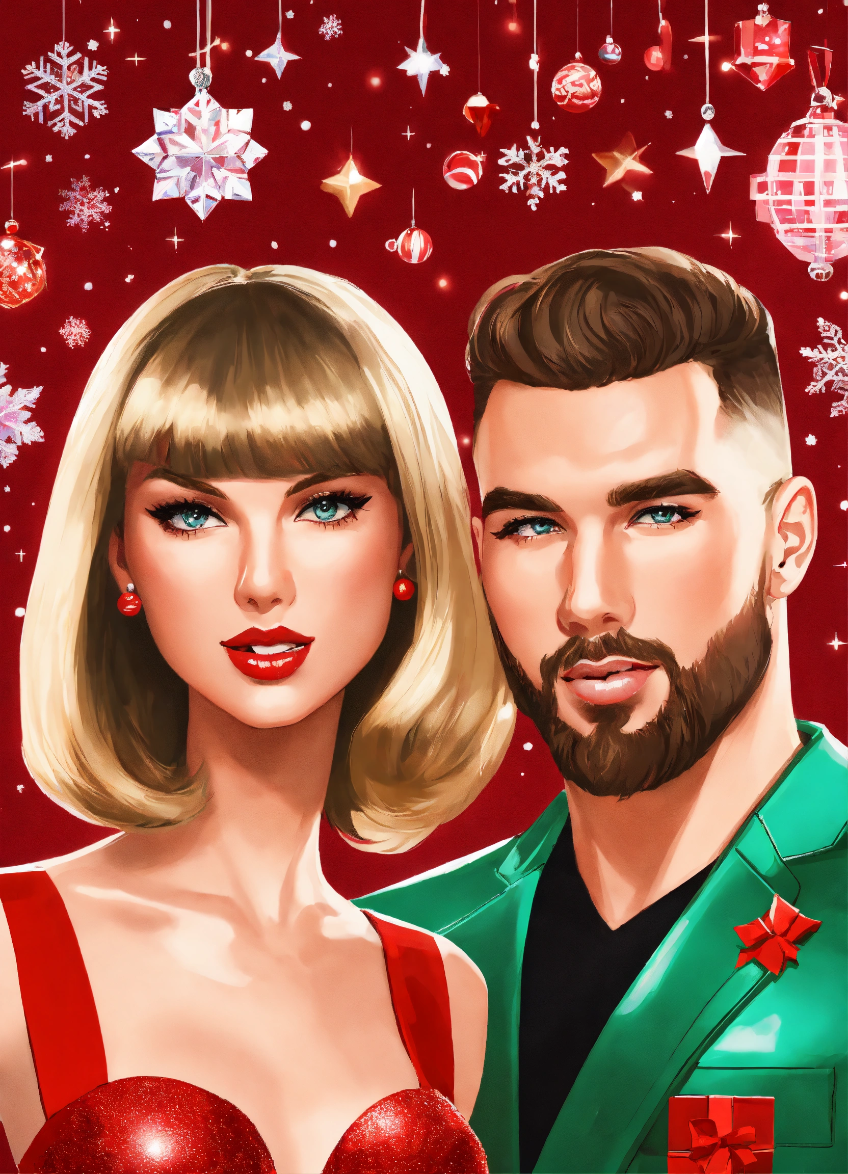 Lexica - Small cartoon image of Taylor swift with black hair as a ...