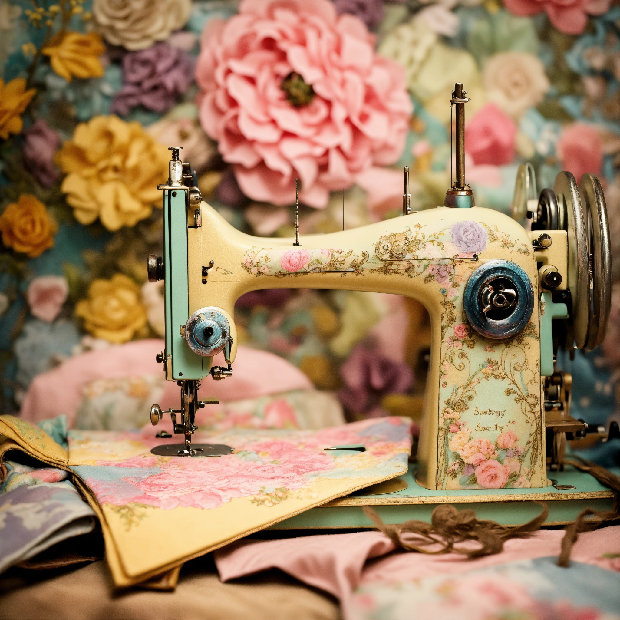 Lexica - Shabby chic dreamy mist pastel junk journals retro sewing ...