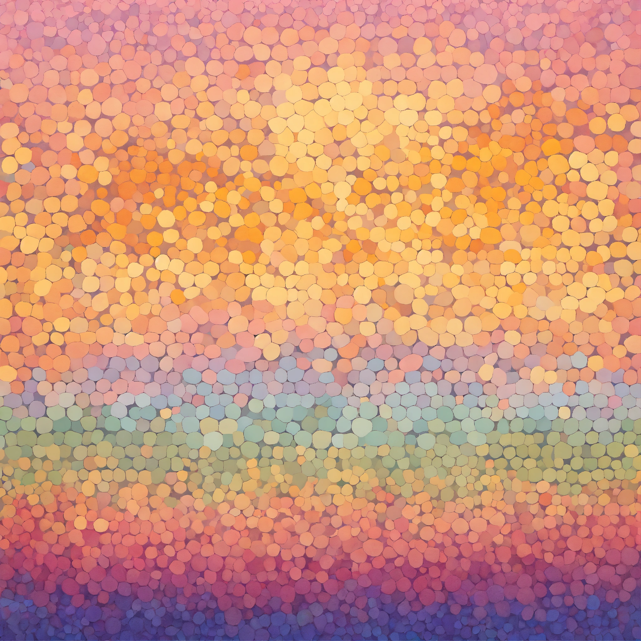 Lexica - Pointillism, creative, soft colors, abstract, minimalist, ombre