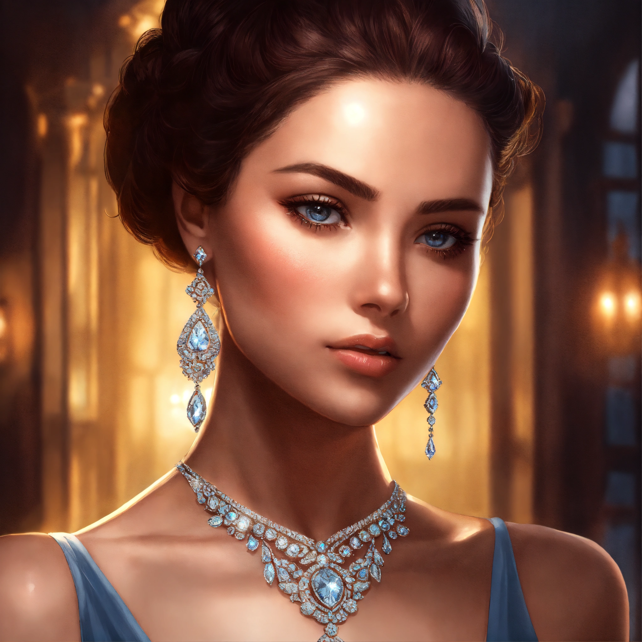 Lexica - Stunningly Realistic Lady sharp focus, elegant, illustration ...