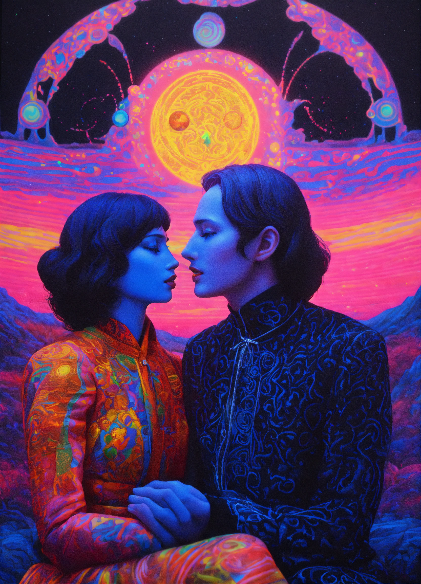 Lexica - Photorealistic 3D portrait of Gorgeous Goth emo Couple ...