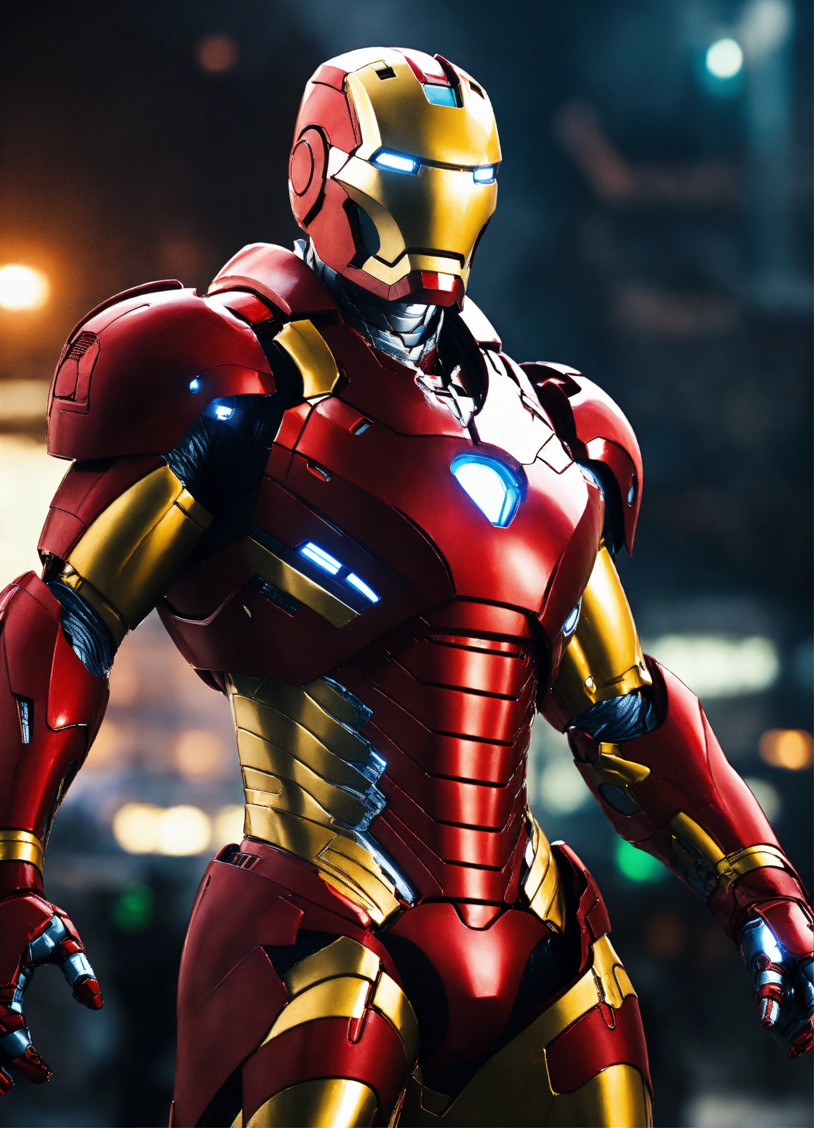 Lexica - Handsome ironman-looking alien male. With spotted red skin ...