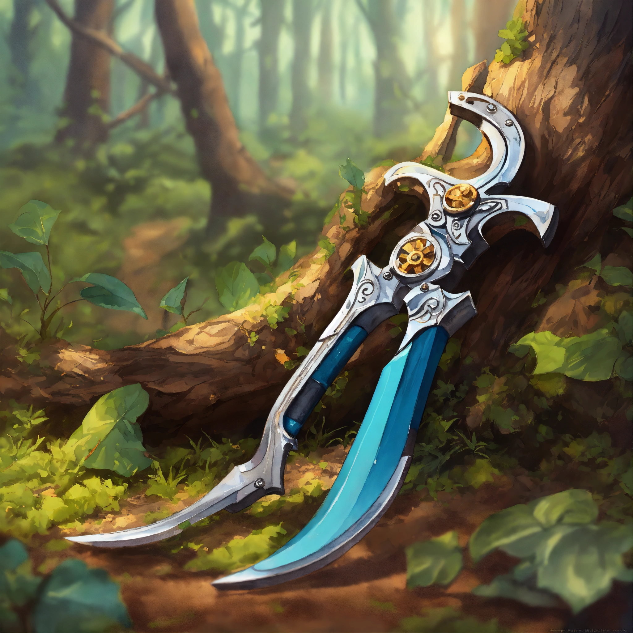 Lexica - Pruning shears, fantasy medieval, game icon, fantasy style ...