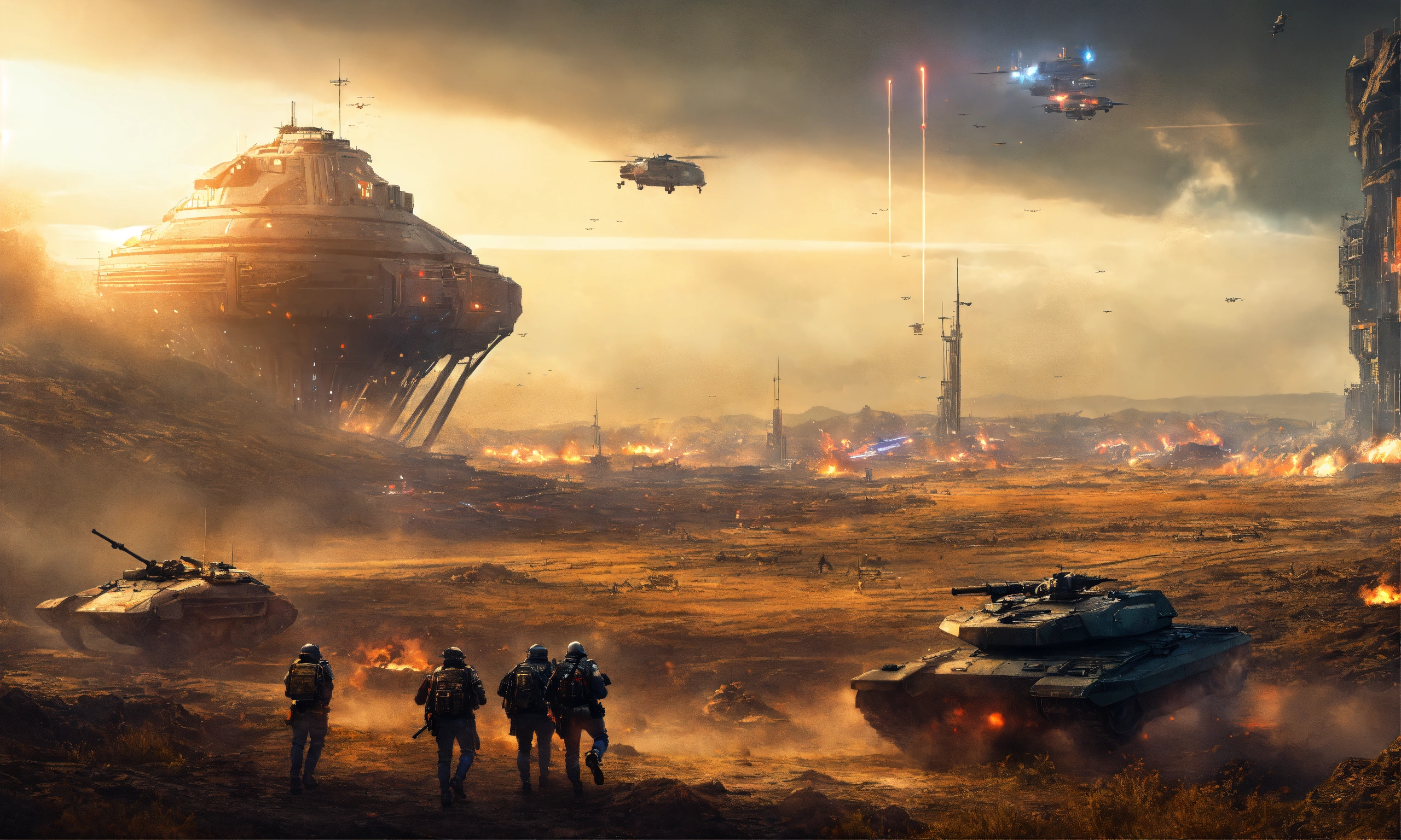 Lexica - Epic futuristic battlefield