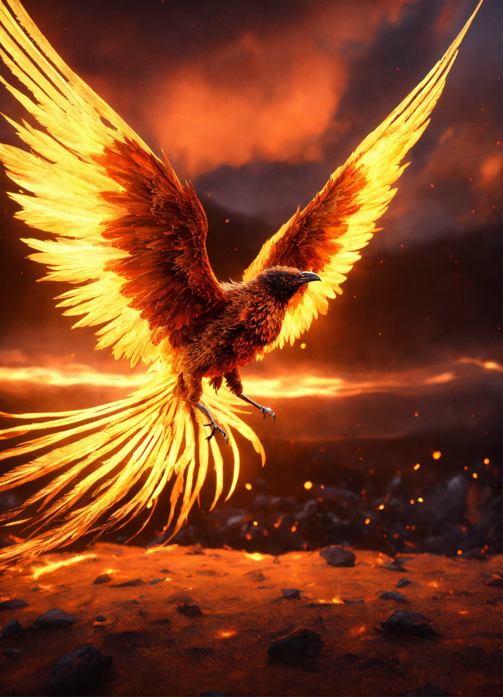 Lexica - 19. Solar Stormbird Its wings, portrayed in 8K Ultra 3D ...