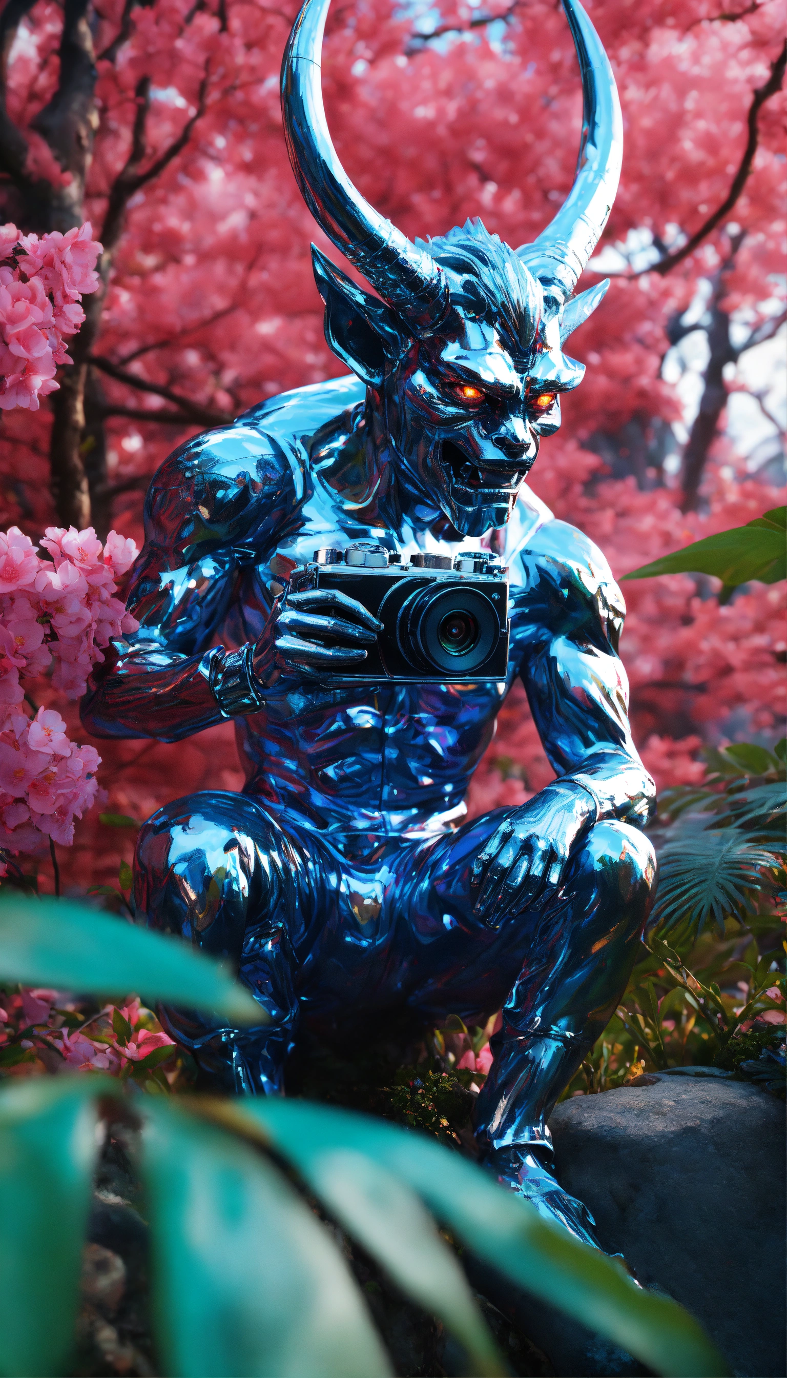 Lexica - Extremely Ultrarealistic Photorealistic 3D metallic chrome ...
