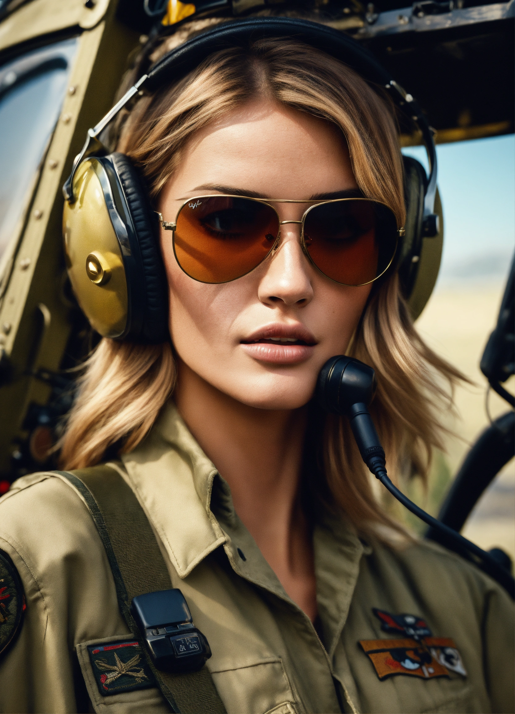Lexica - Rosie Huntington us air force military helicopter pilot ...