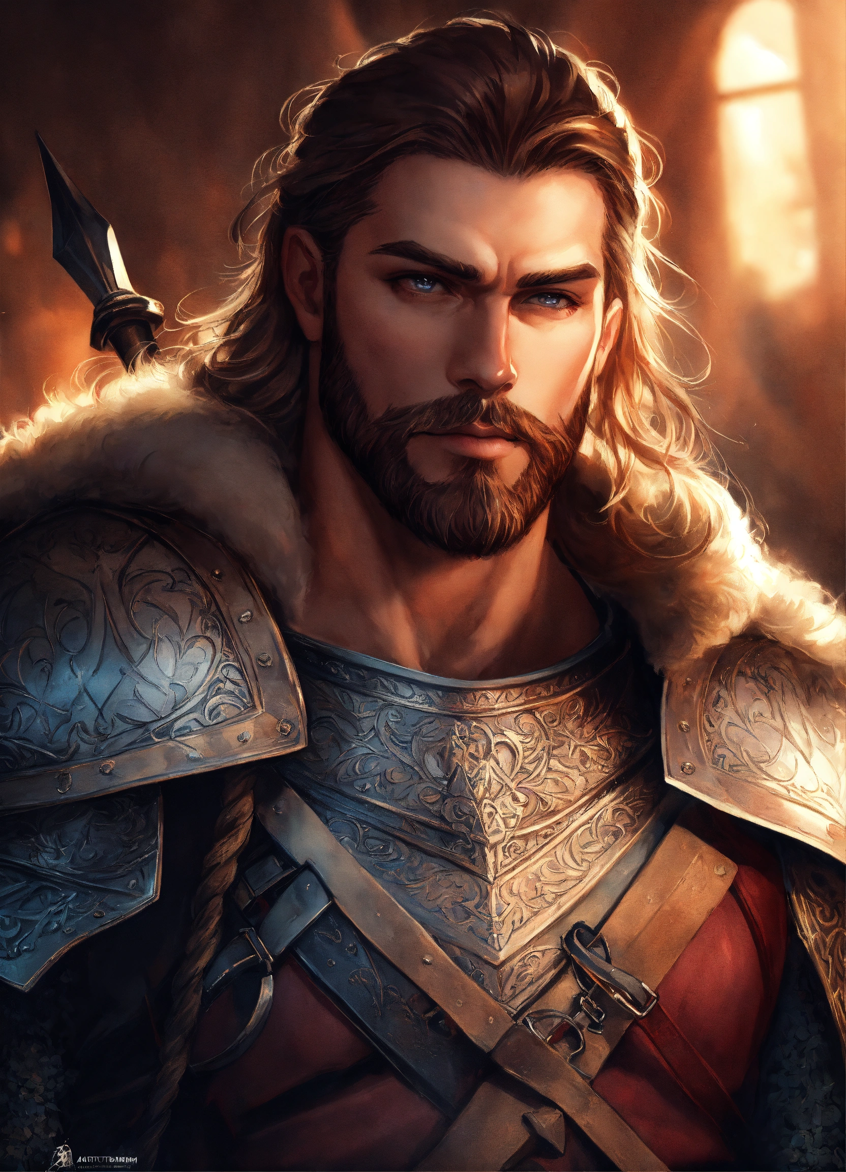 Lexica - A handsome man, medieval fantasy, digital art, art by artgerm ...