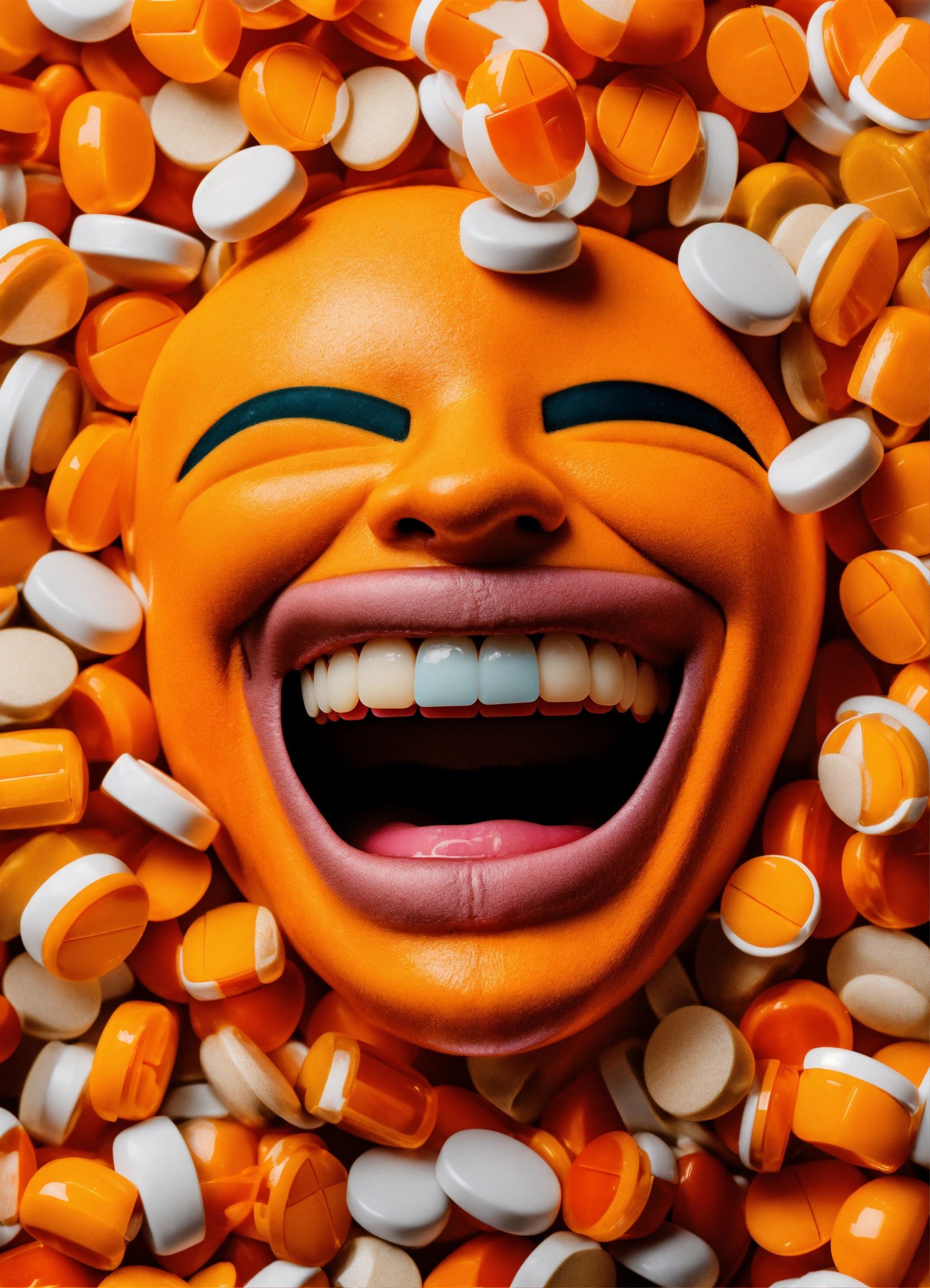 Lexica - Laughing face in pills