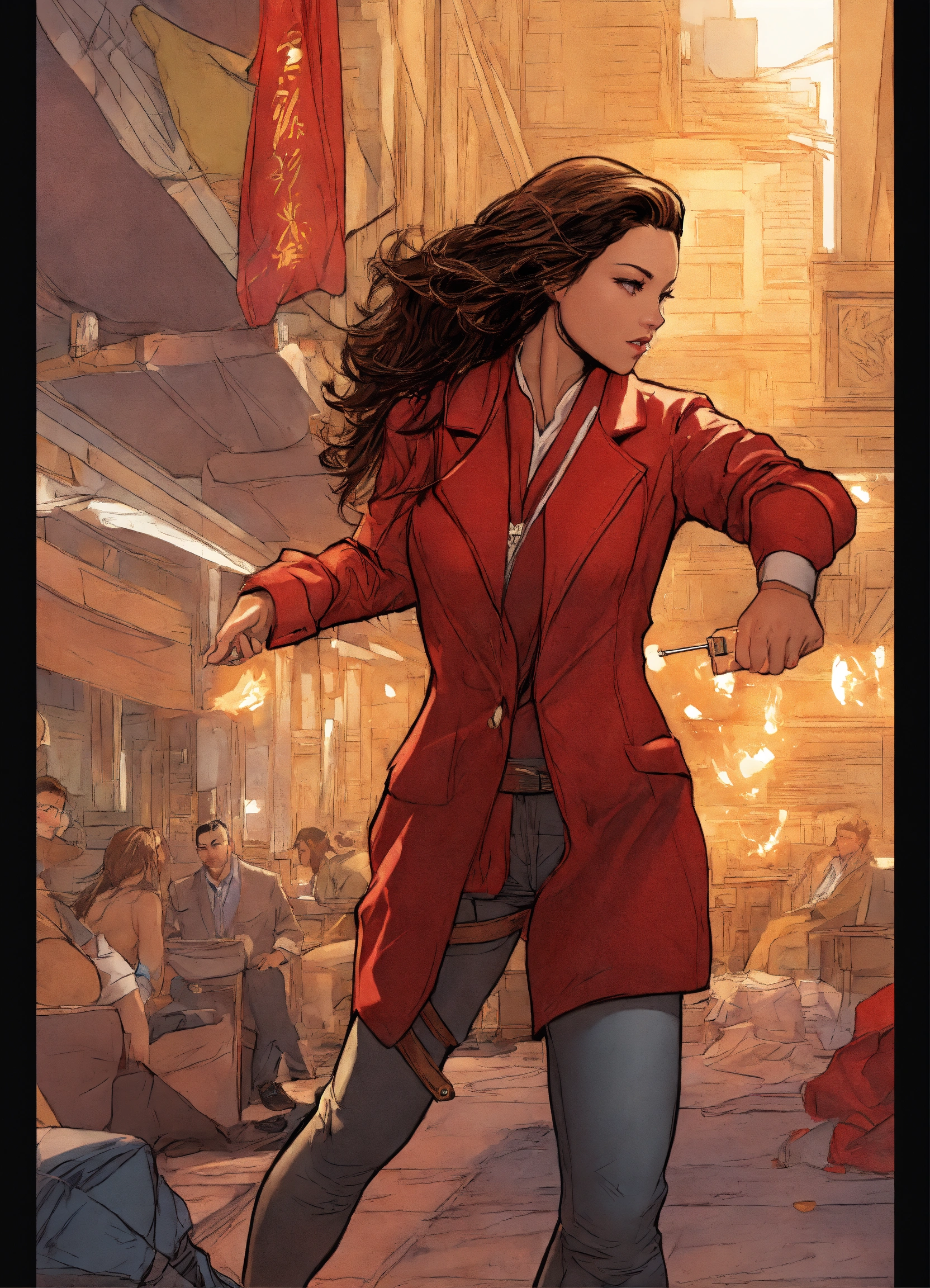 Lexica - Marvel Colleen Wing The Hand in action without words or logos