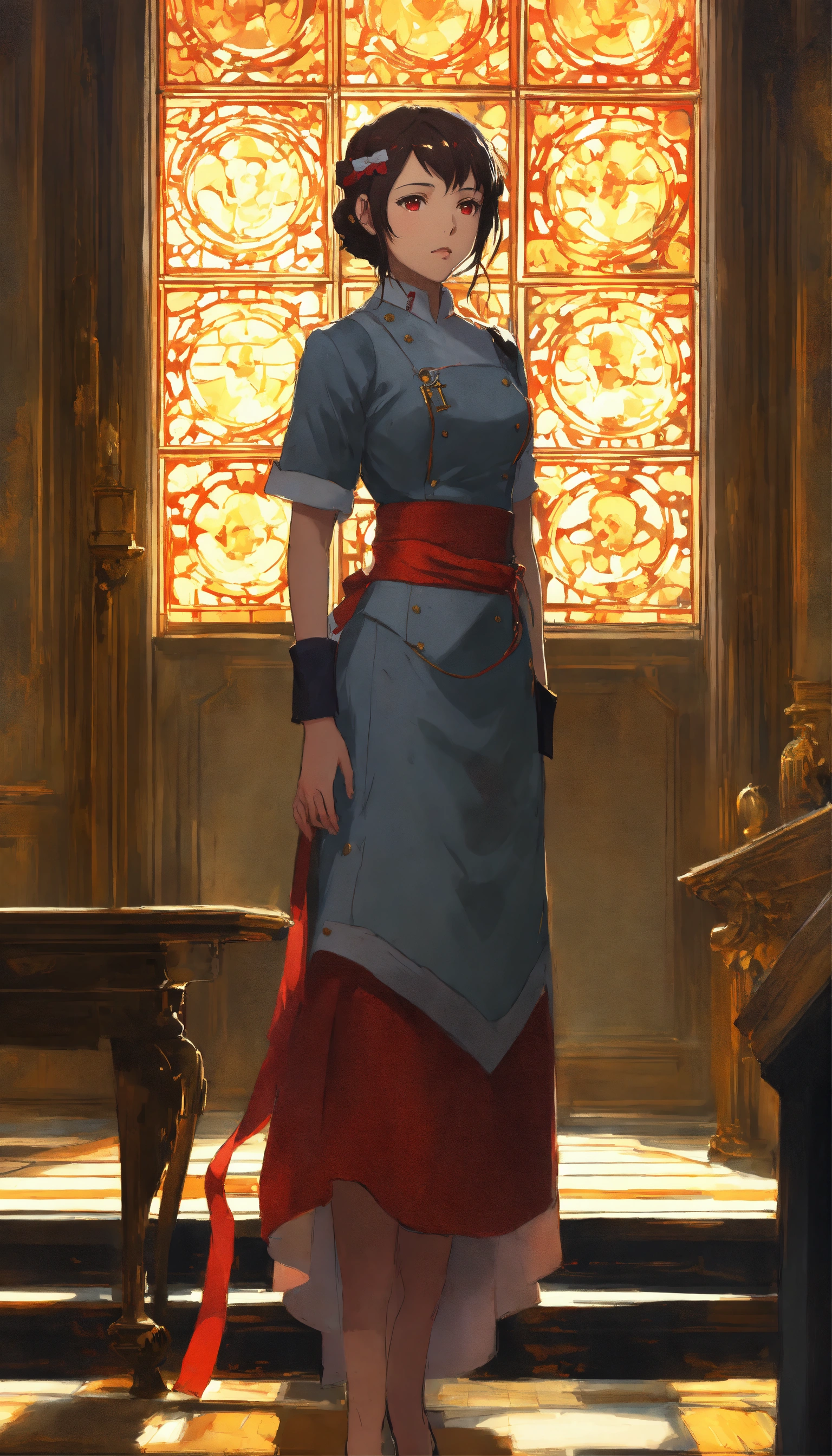 Lexica - Baroque oil painting anime key visual full body portrait ...