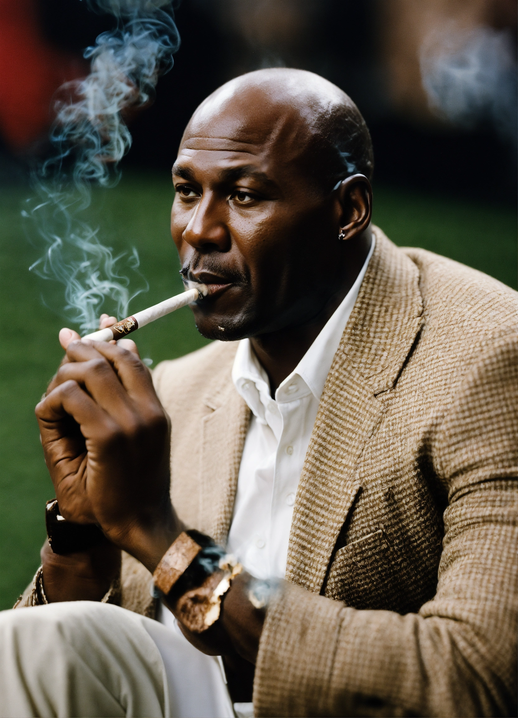 Lexica - Michael Jordan smoking cigar