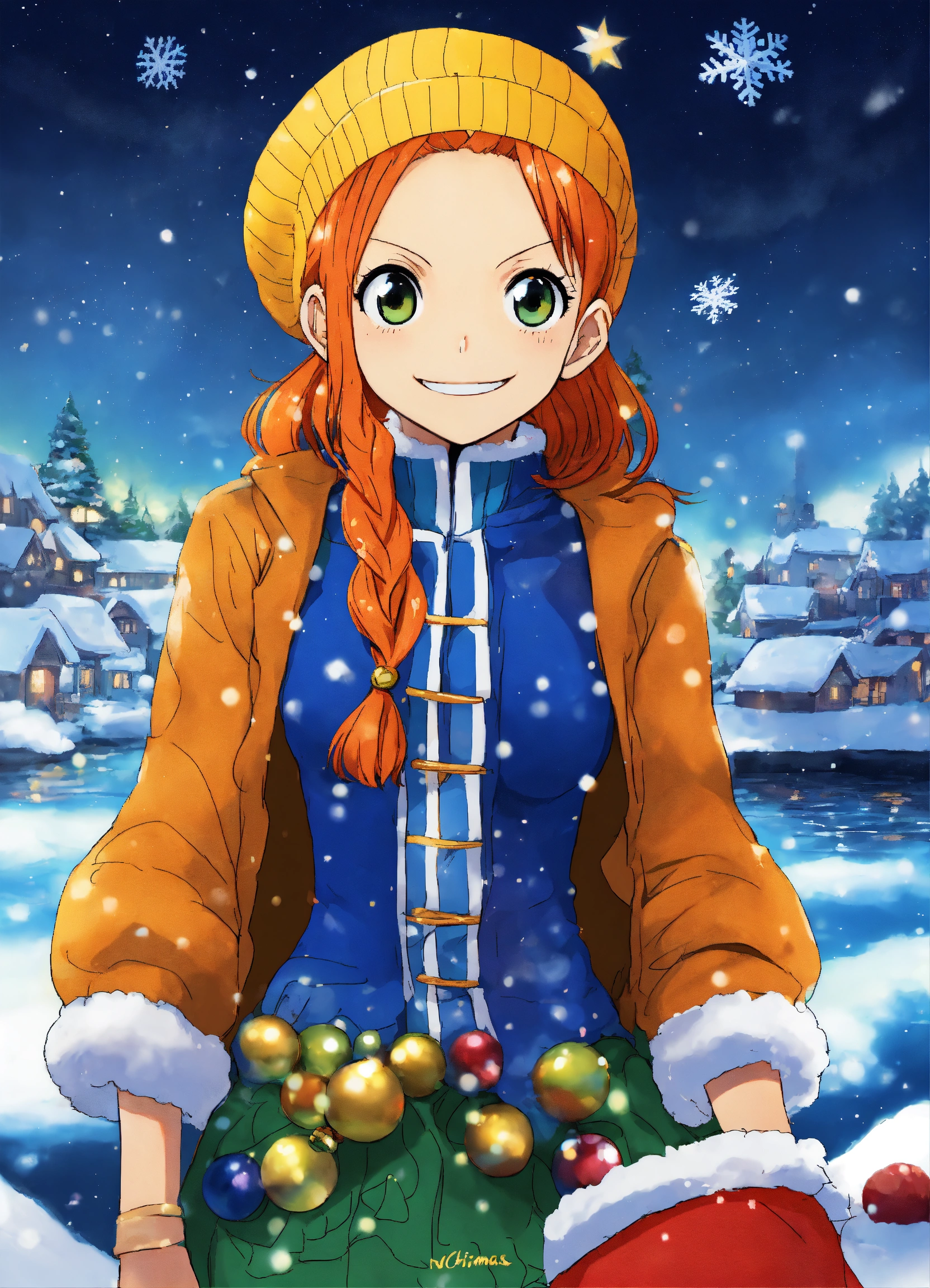 Lexica - Nami, One Piece Anime, children's book illustration style ...