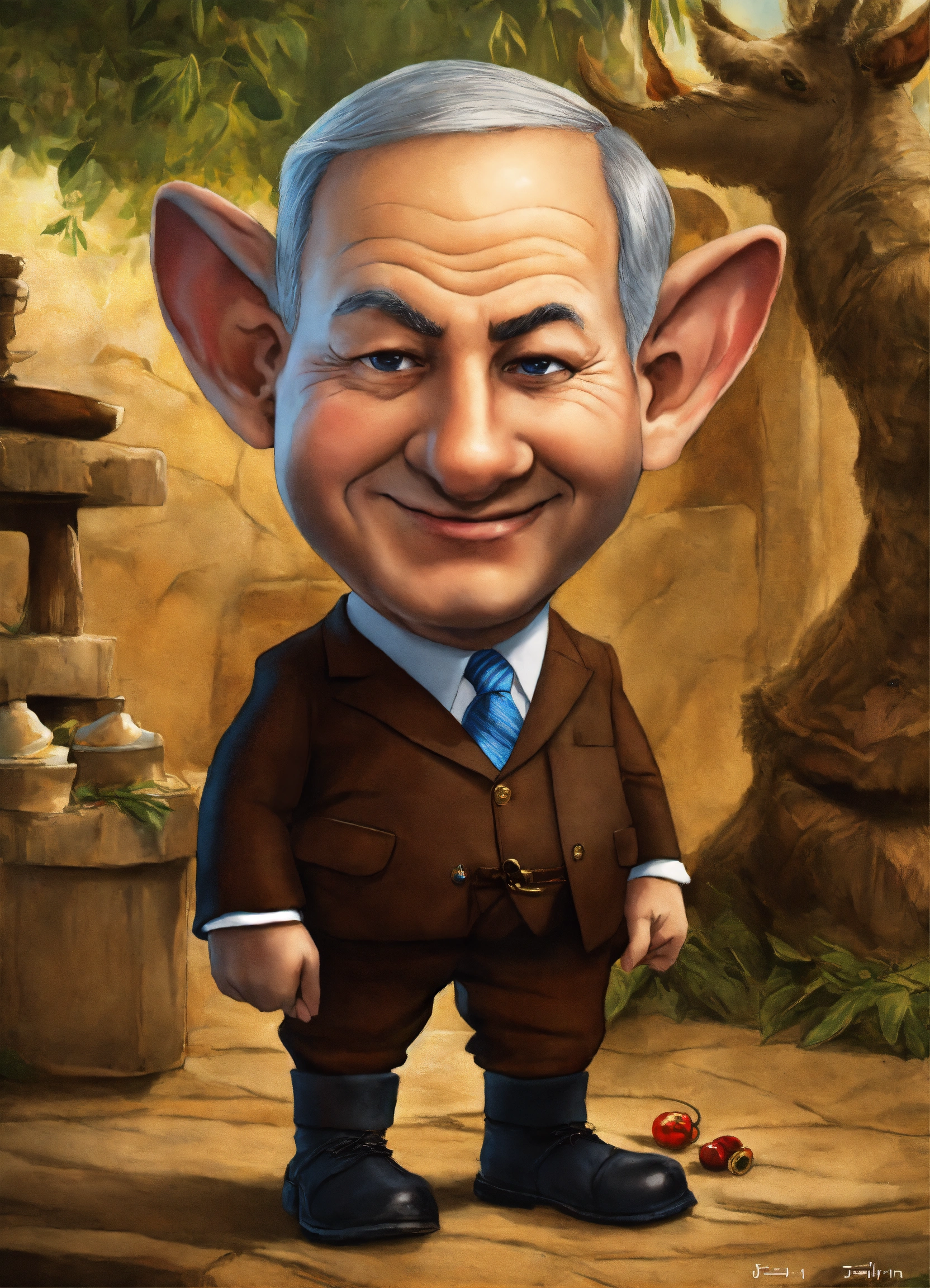 Lexica - Binyamin Netanyahu, has a long Pinocchio nose, the liar, and a ...