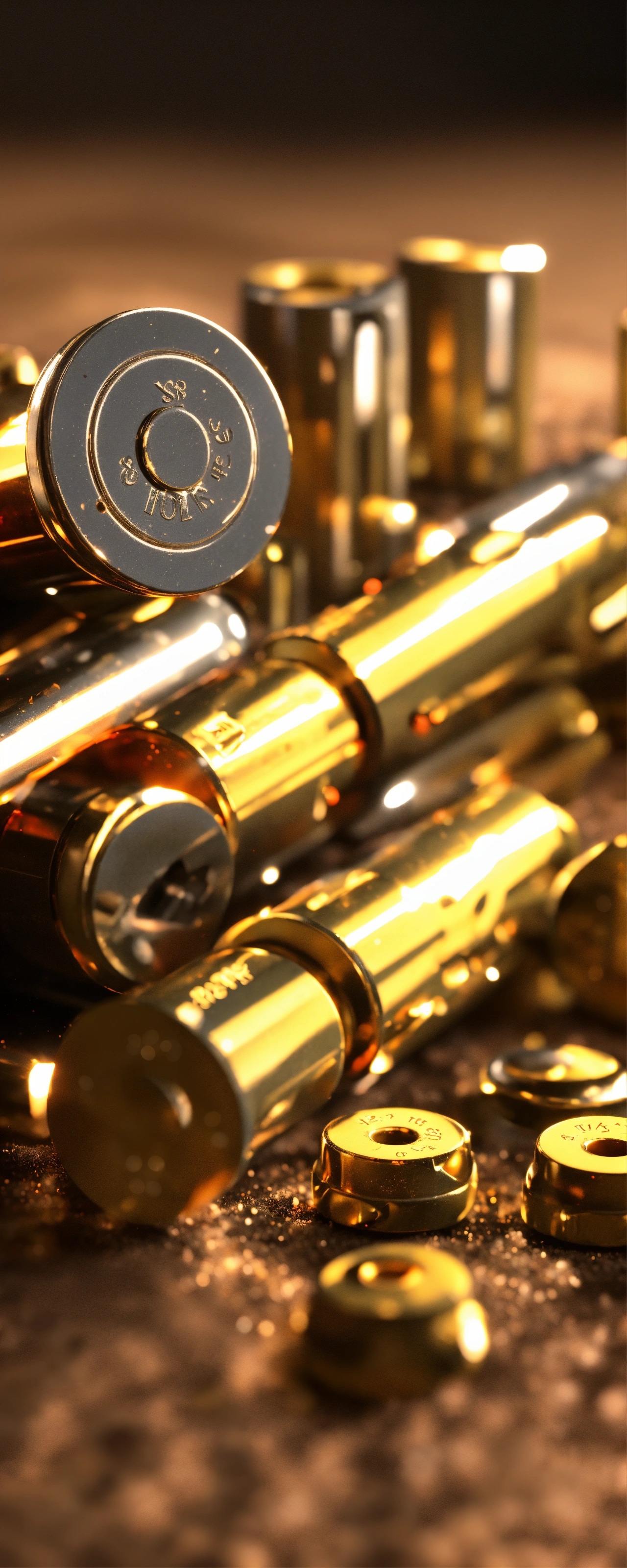 Lexica - A gun shooting LSS bullets, 3d render