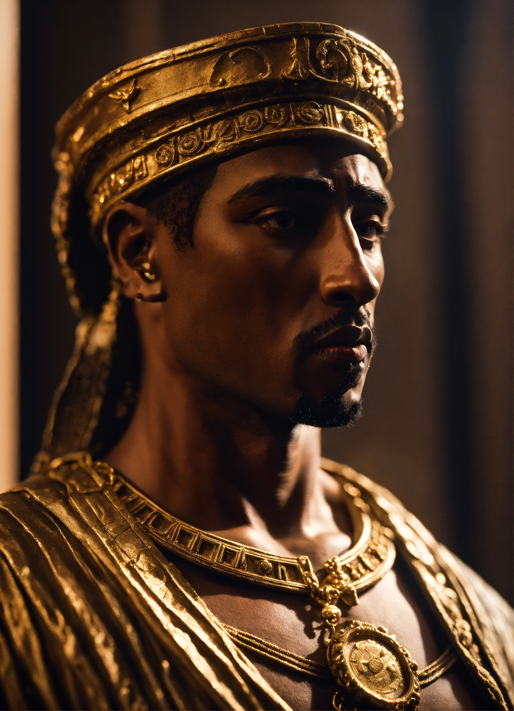 Lexica - A renaissance bust of Tupac Shakur as Roman Emperor Julius ...