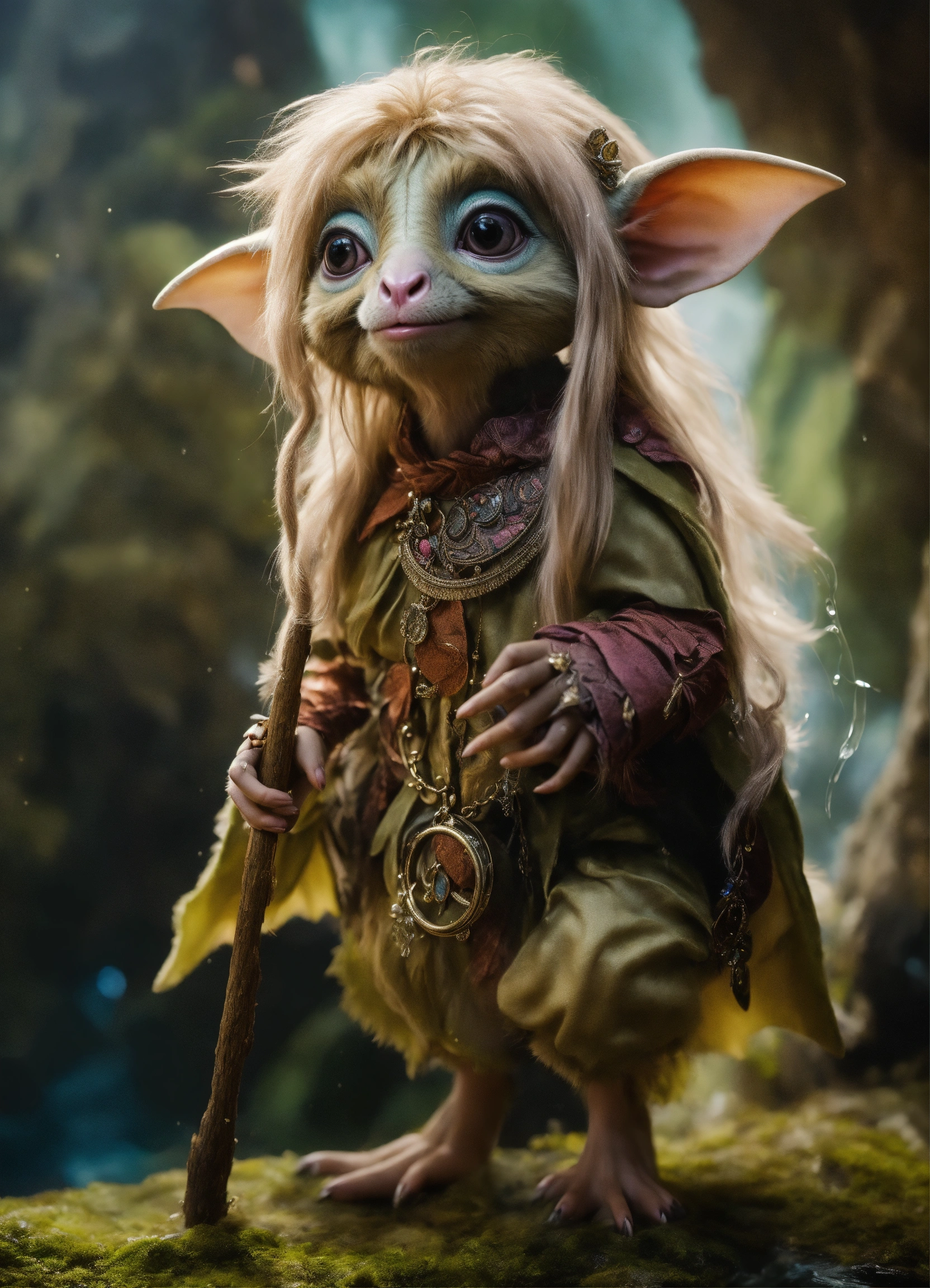 Lexica - A Gelfling extra furry animal like princess full body life ...