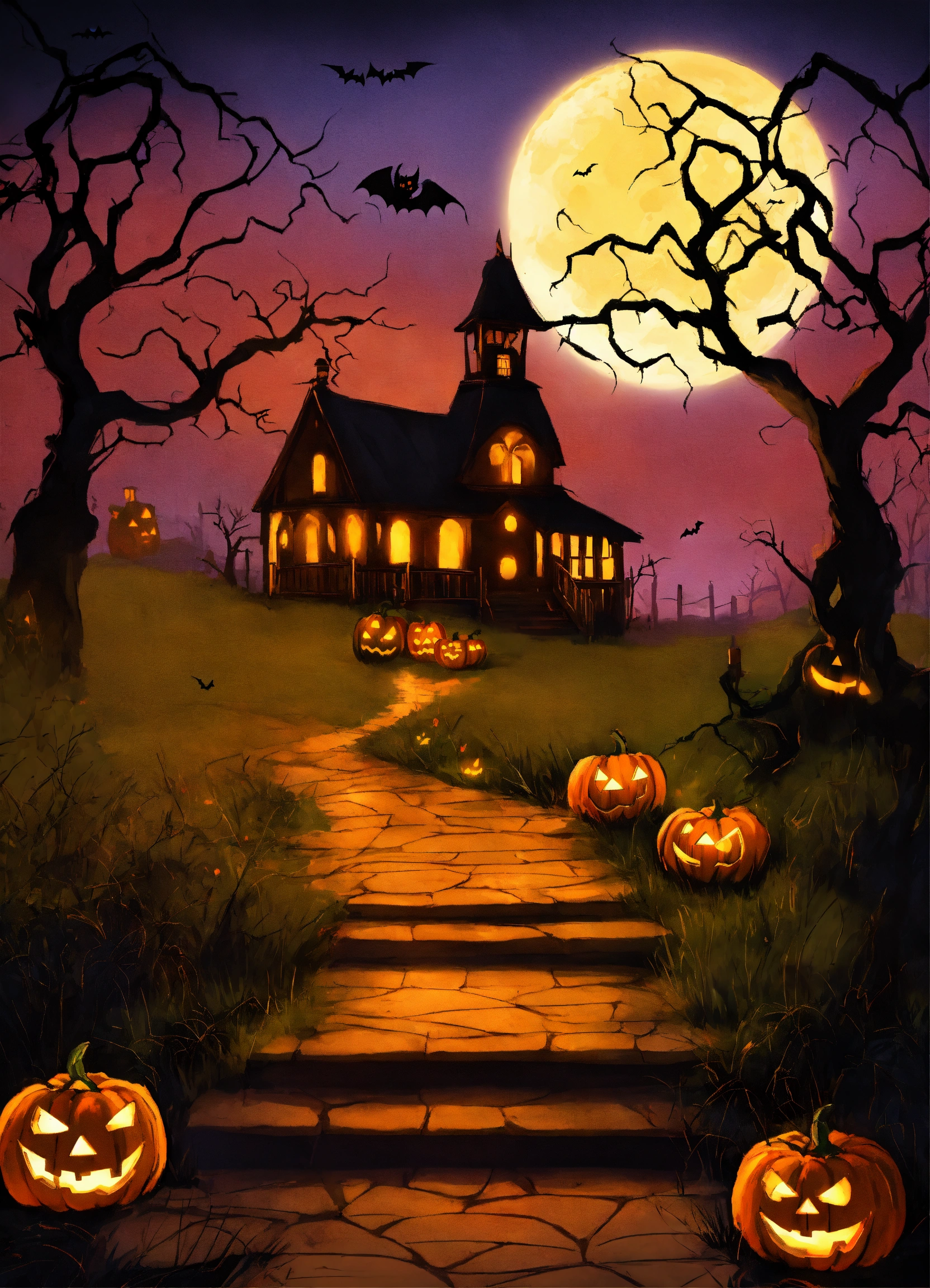 Lexica - Halloween themed background