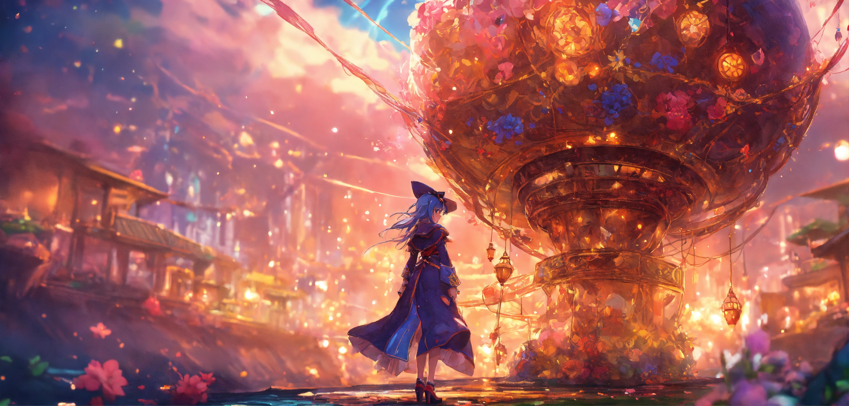 Lexica - Abstract style anime art of magic girl 8k, stunning intricate ...