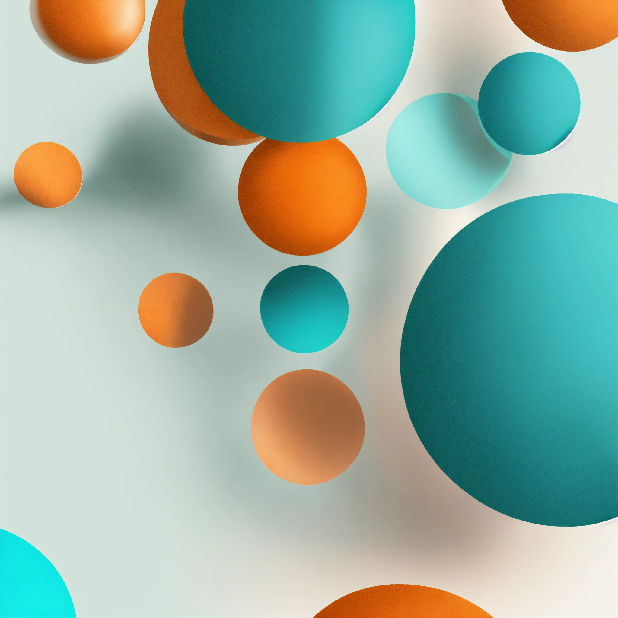 Lexica - Neutral, shades of cyan and orange color, no dark color ...