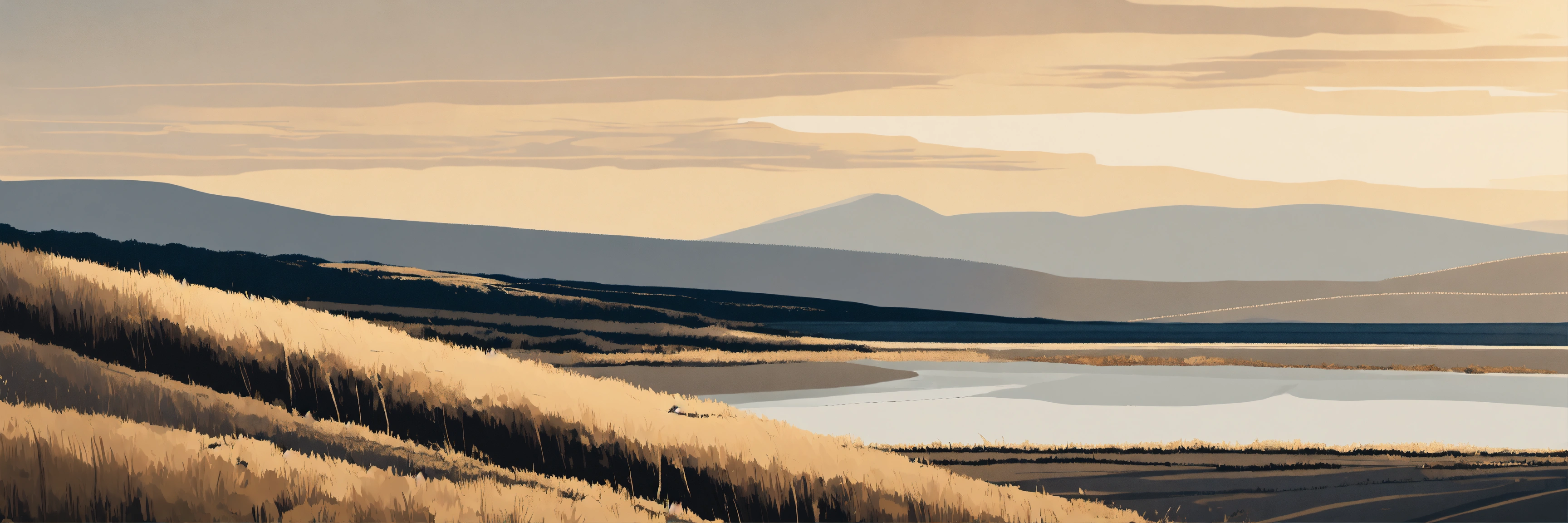 Lexica - Simplified design of a horizon, focusing on clean lines and ...