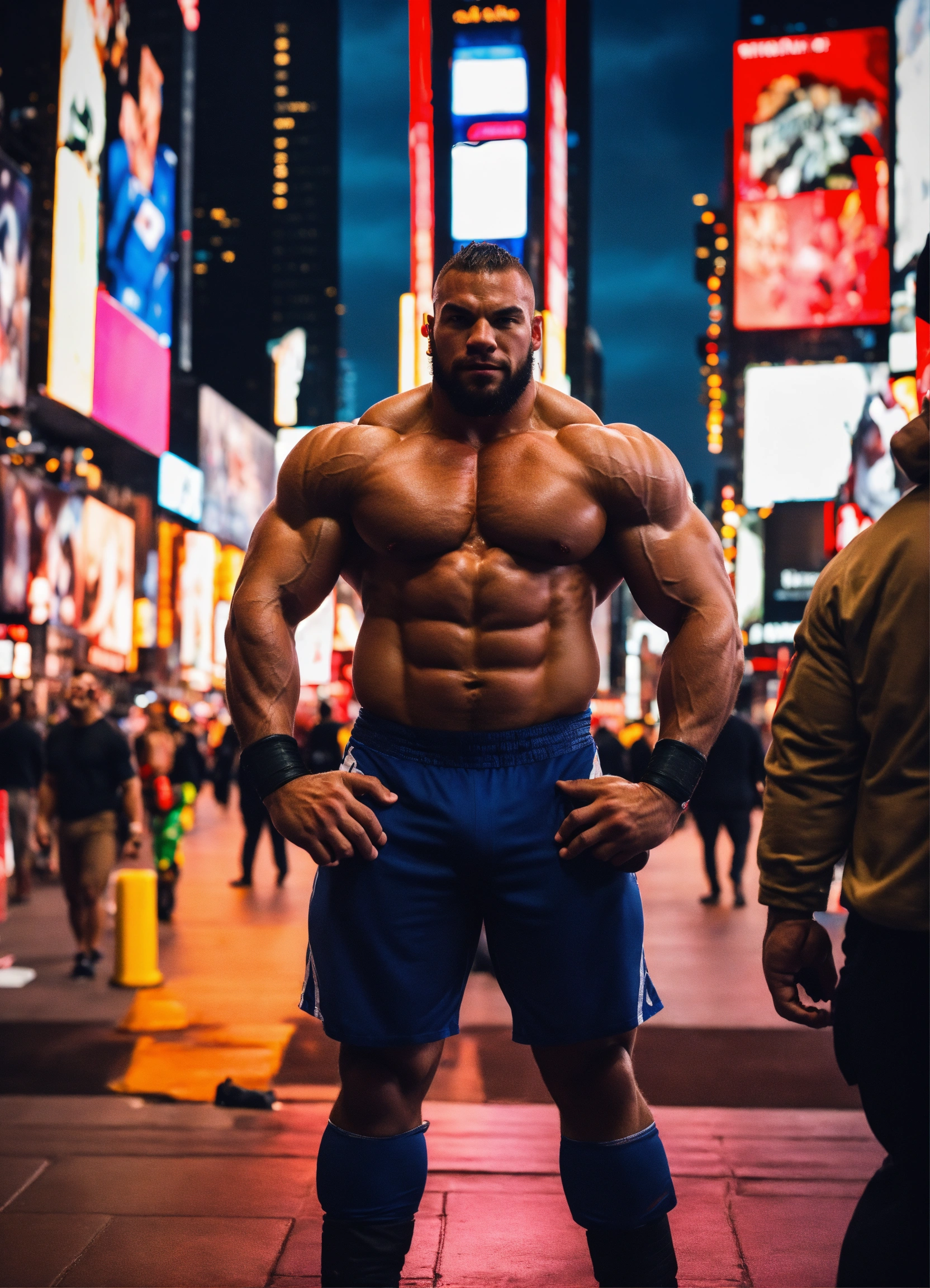 Lexica - 30-year-old man with big muscles, big bodybuilder, body like a ...