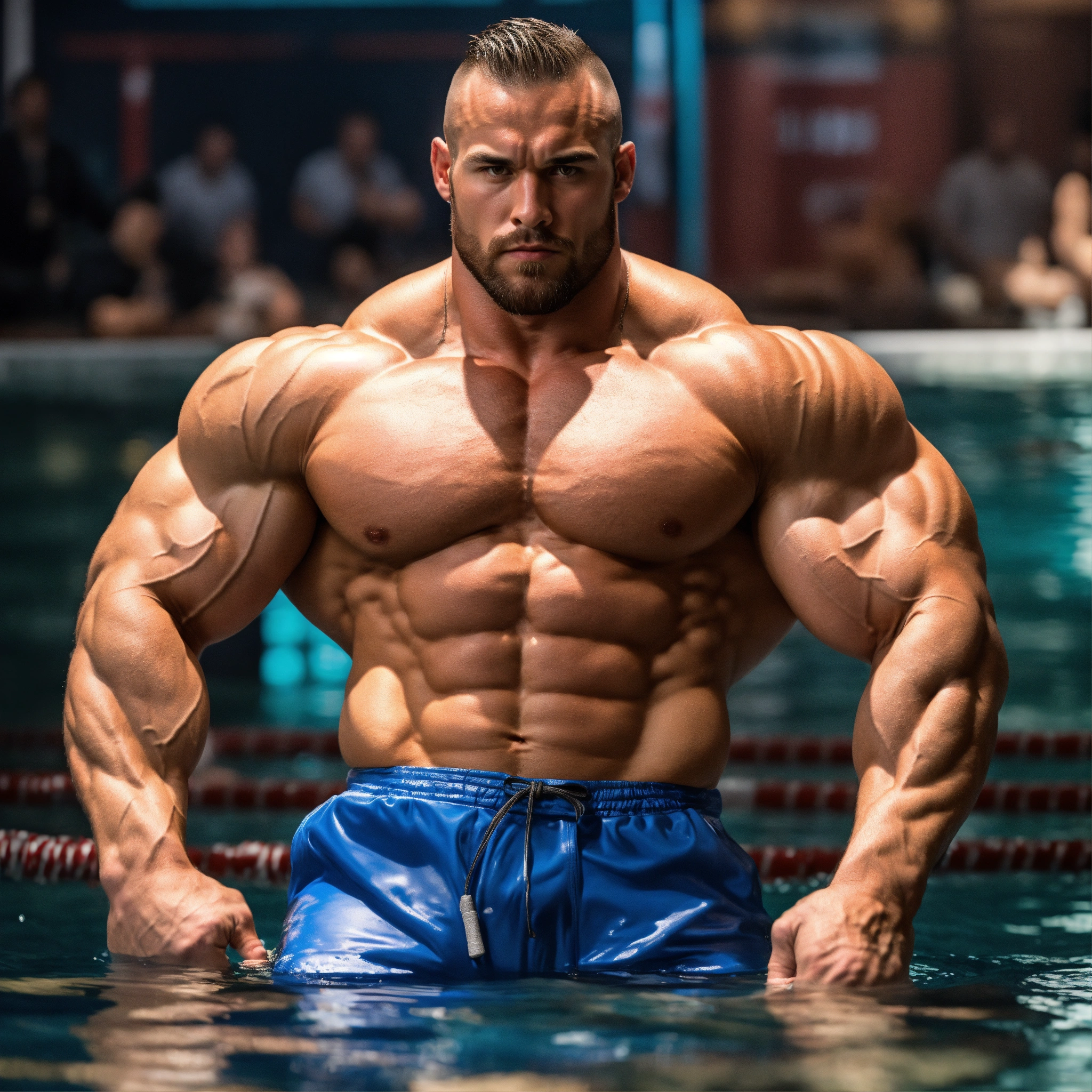 Lexica - 30-year-old man with big muscles, big bodybuilder, body like a ...