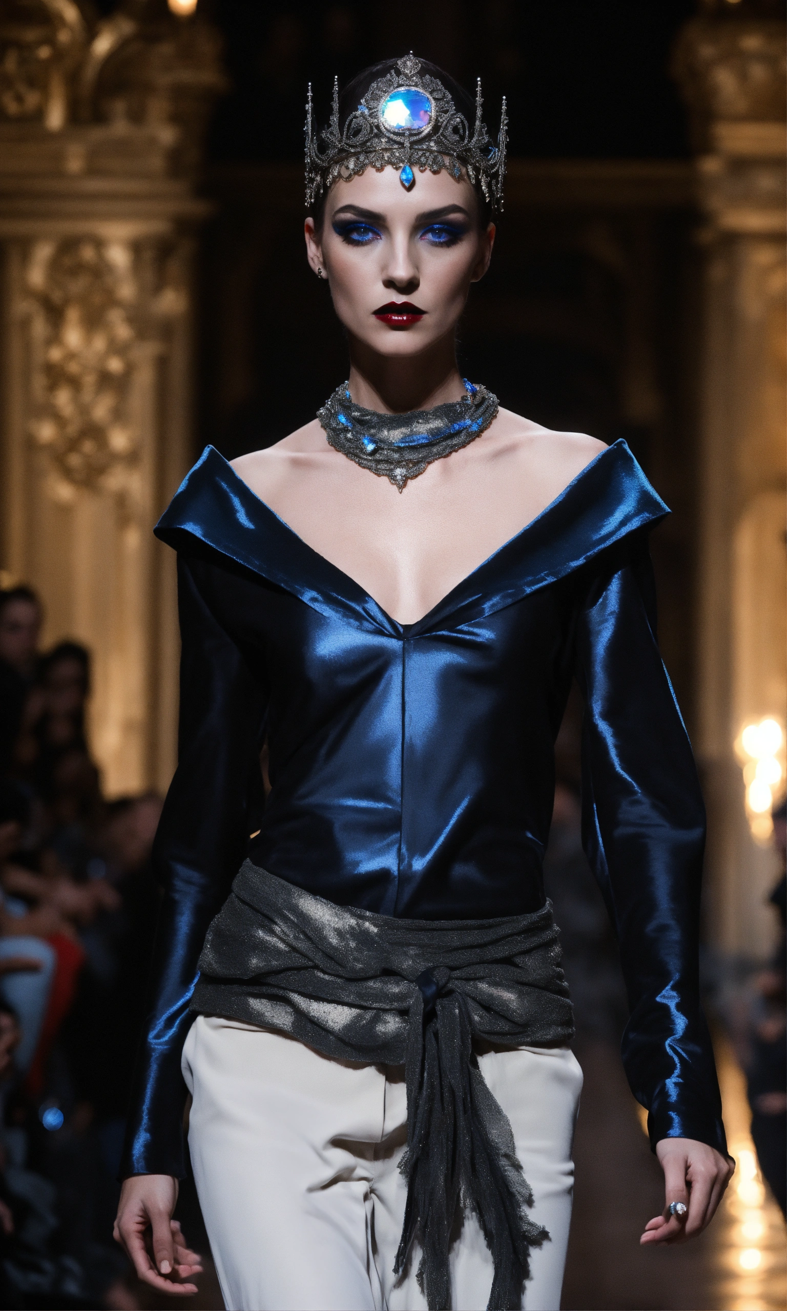 Lexica - Lothlorien androgynous royal vampire walking runway during ...