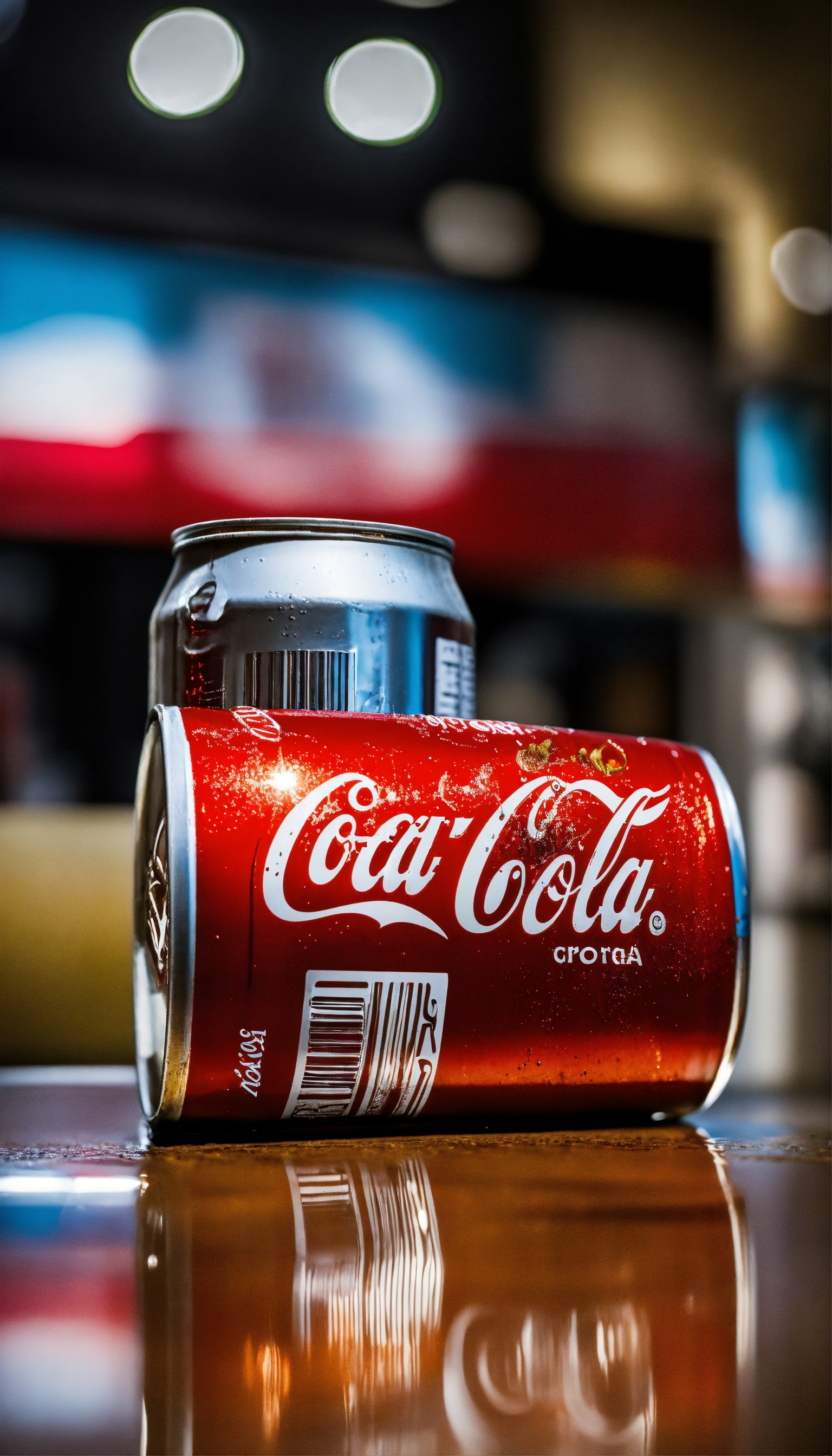 Lexica - Coca-Cola can, water mirror, art